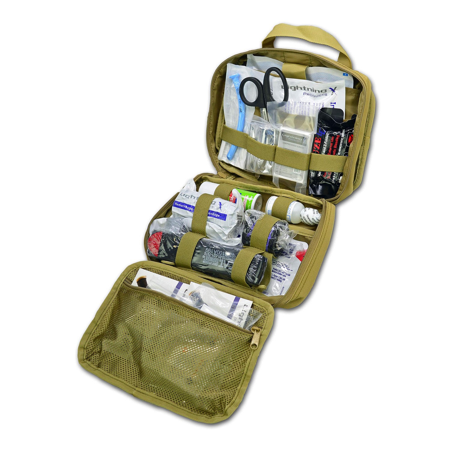Lightning X Rip-Away Officer's Patrol Tactical Gunshot & Trauma IFAK ...