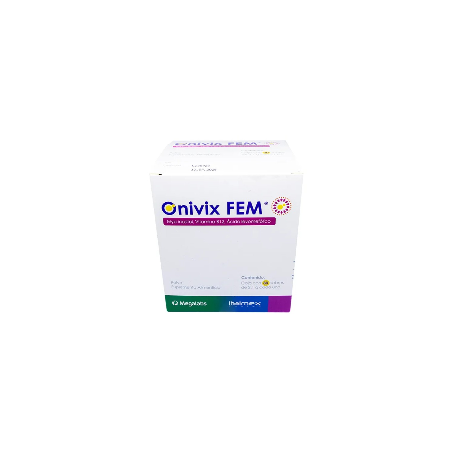 Onivix Fem Suplemento Alimenticio para Mujeres | 30 Sobres con Myo ...