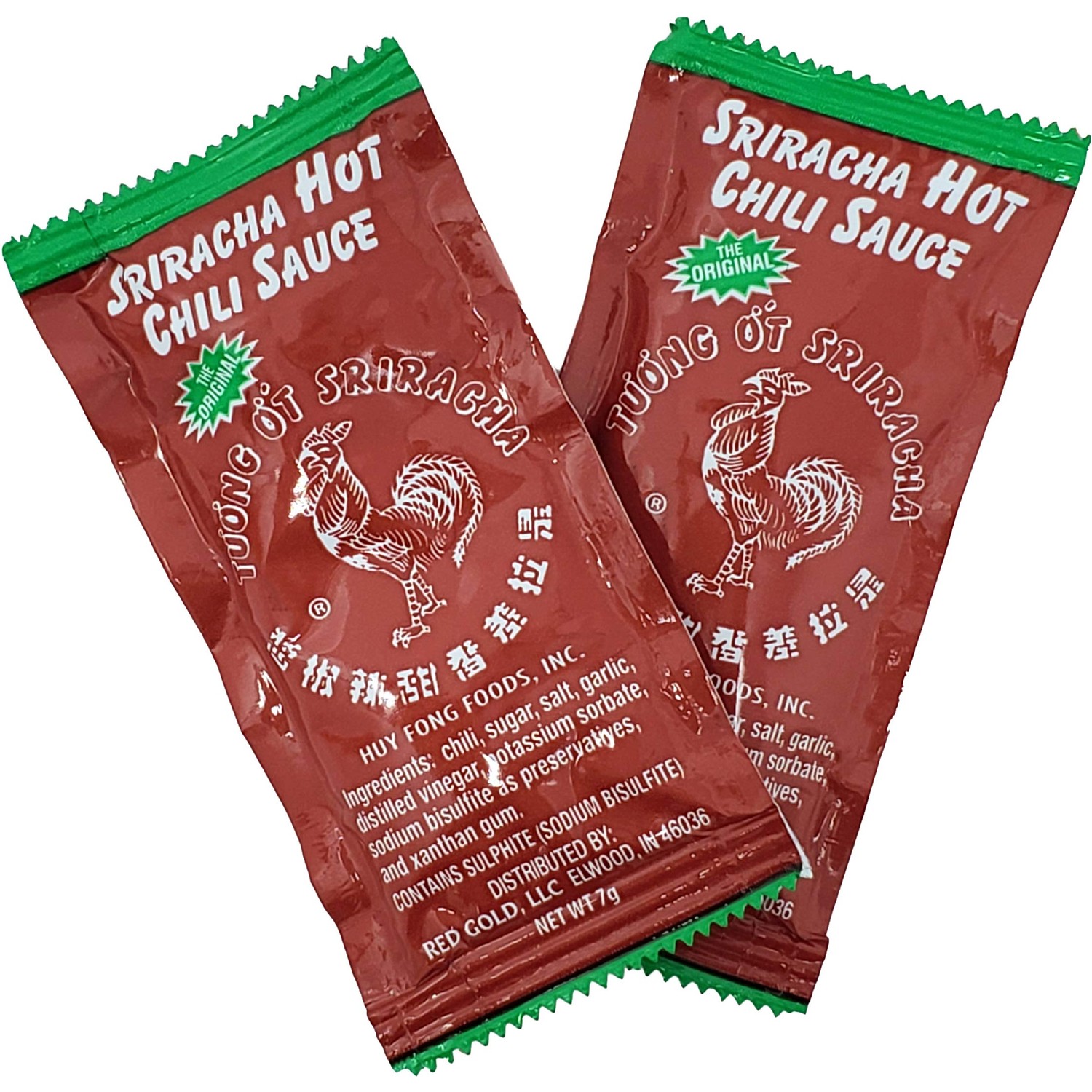 Sriracha Hot Chili Sauce Packets, On-The-Go Packet, 7 Gram Packets (50 ...