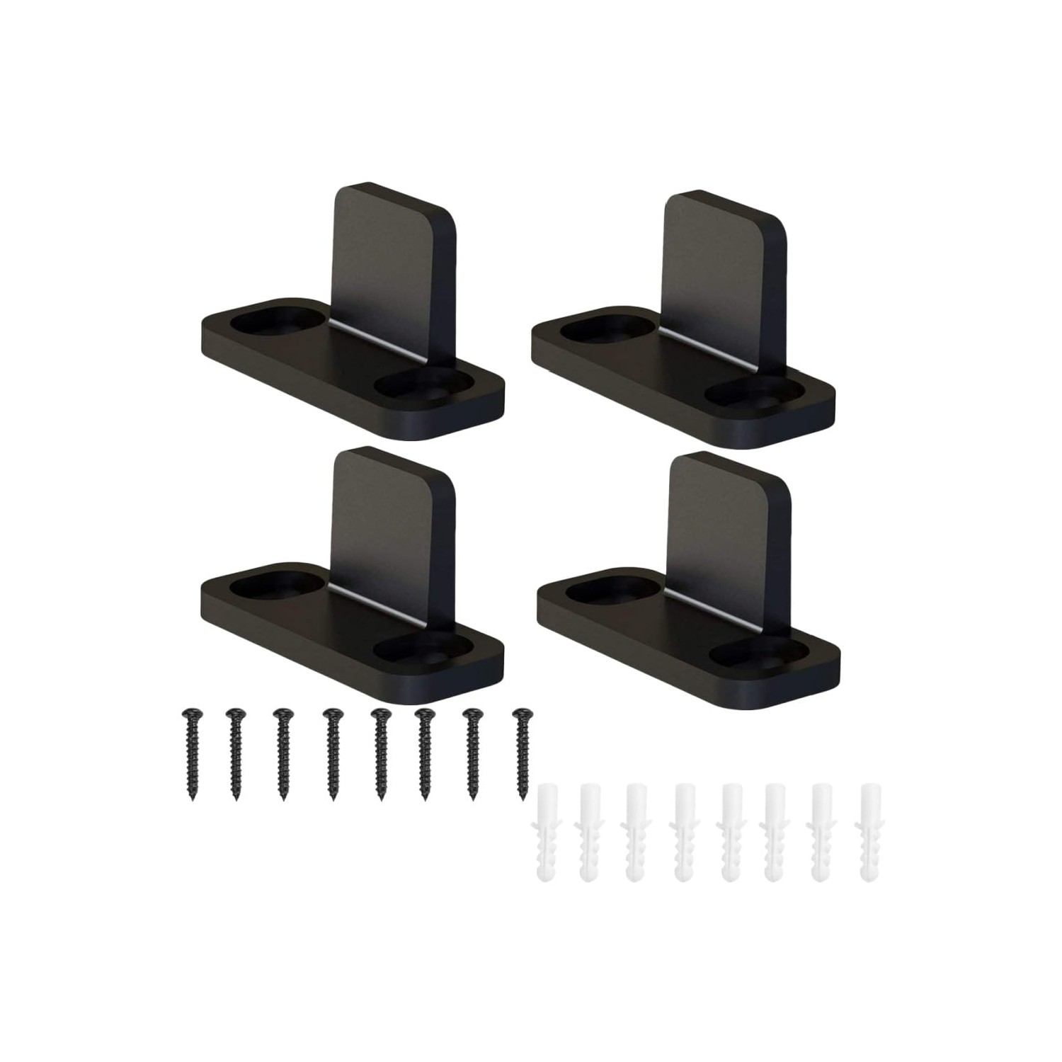 4 PCS Barn Door Floor Guides,WizeFolk Sliding Door Bottom Guide Floor ...
