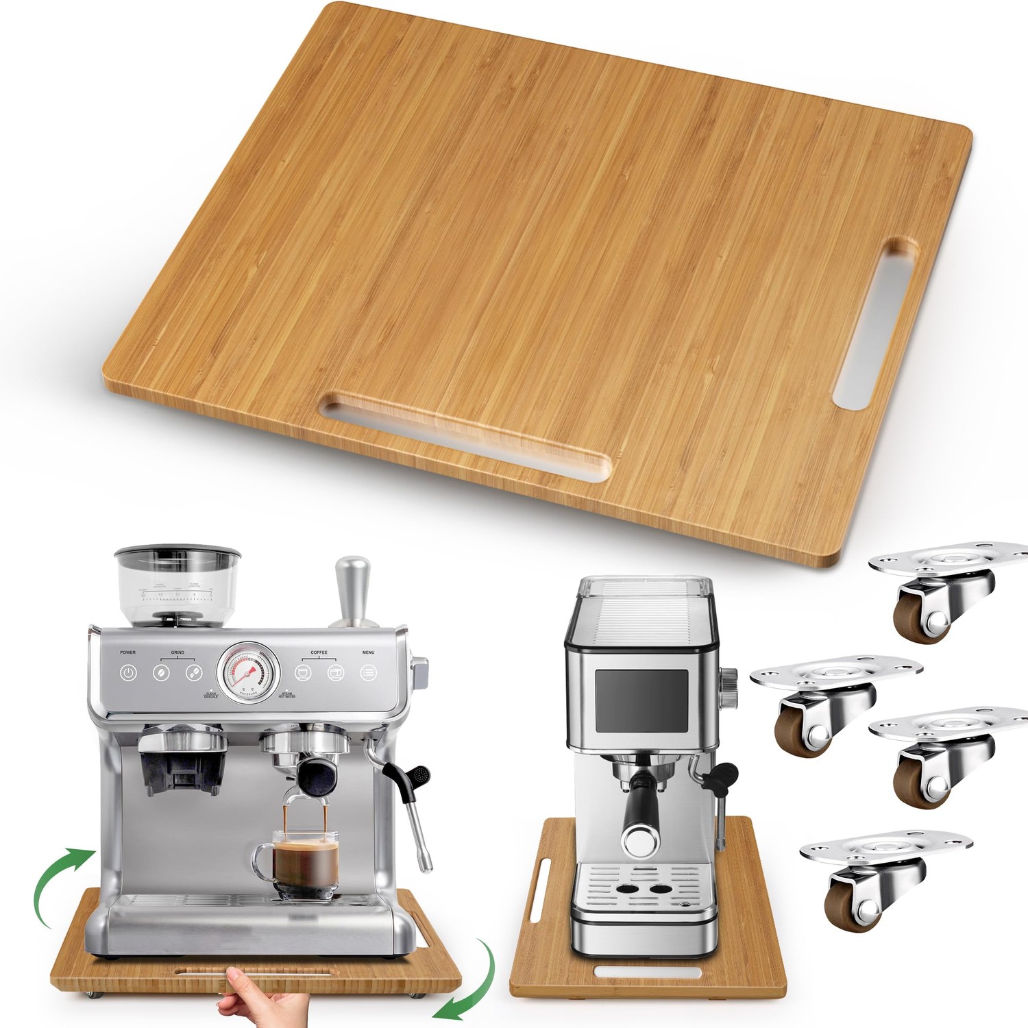 Joy&Grace Appliance Slider for Kitchen Appliances 360° Rolling Sliding ...