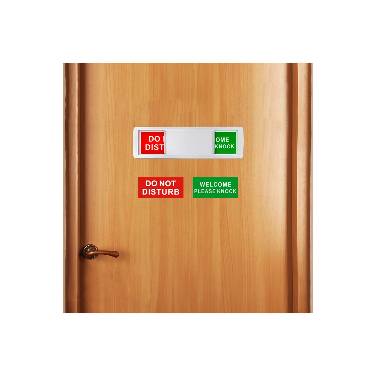 7 x 2 Inch Do Not Disturb Sign, Slider Door Indicator Sign for Office ...