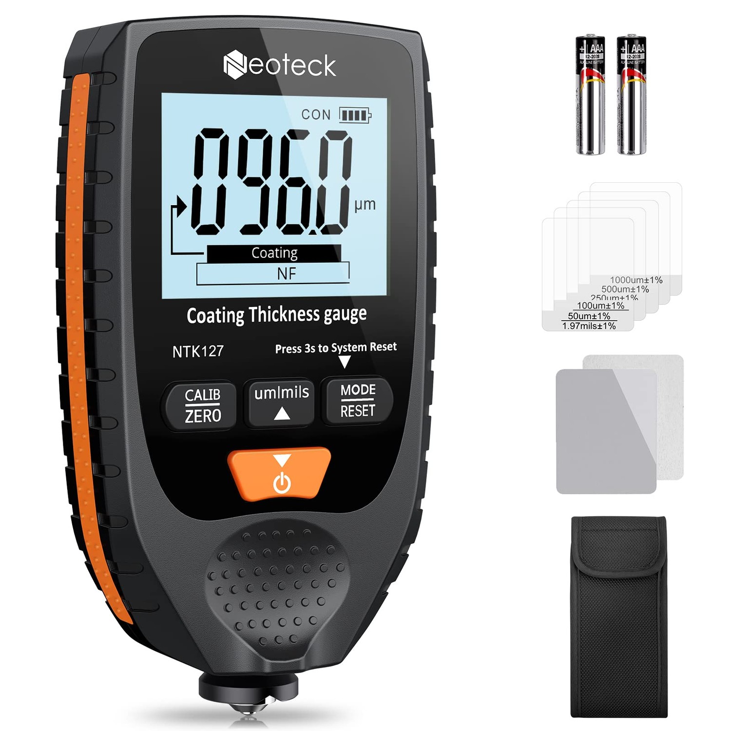 Neoteck Thickness Gauge Car Paint Coating Thickness Gauge Meter Meter ...
