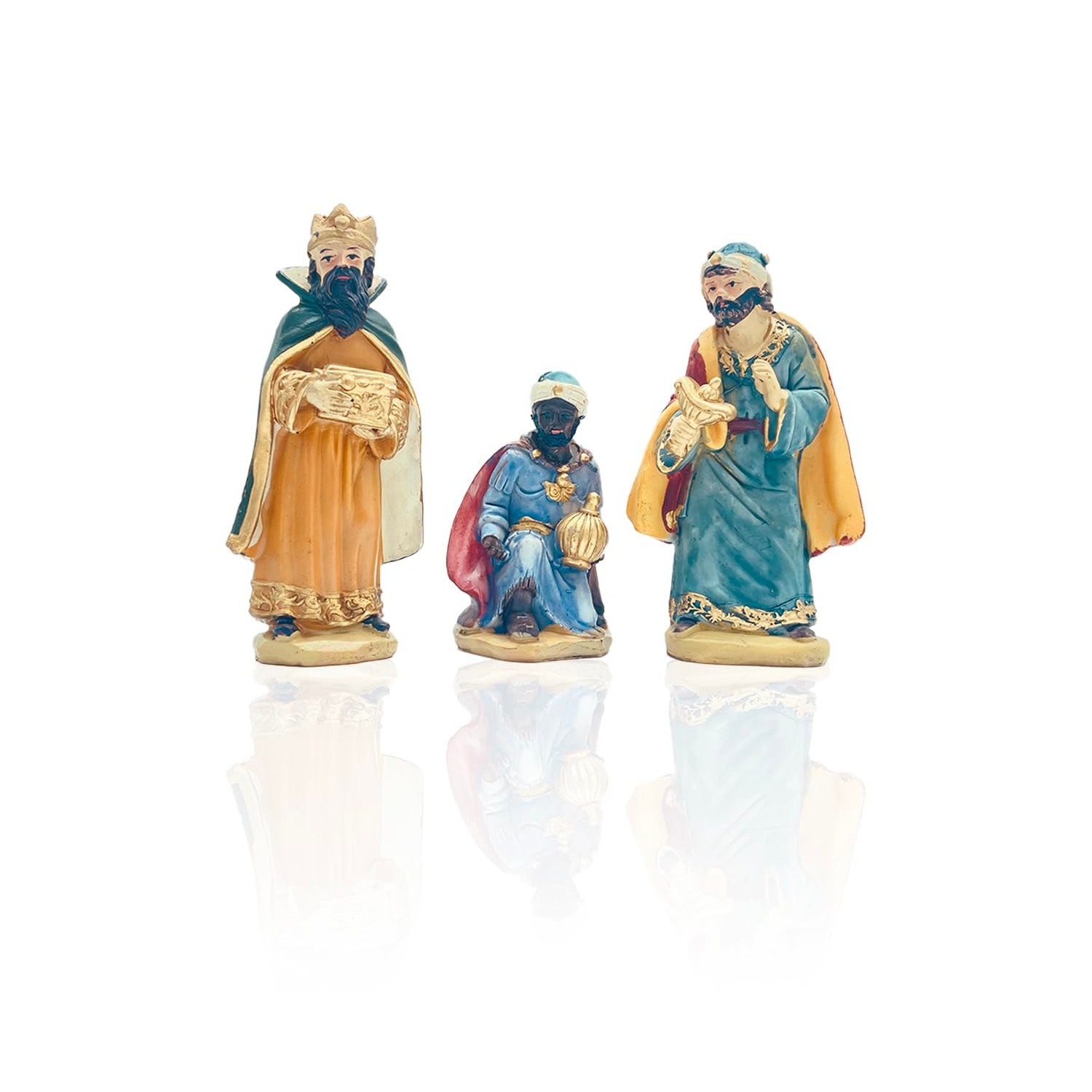 Gesar Figures 3 Three Kings for Nativity Scene 9 cm - Set of 3 Three ...