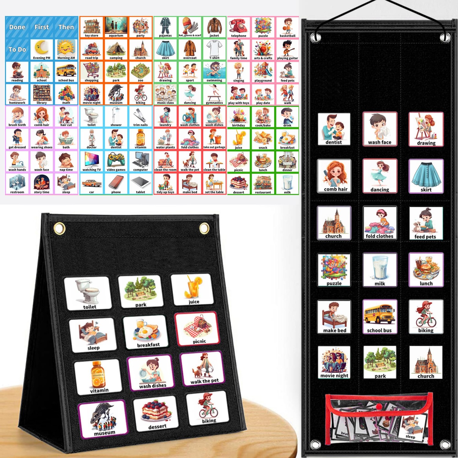 SQAQS Calendar Weekly Planner Book Children, Calendar Children, Autism ...