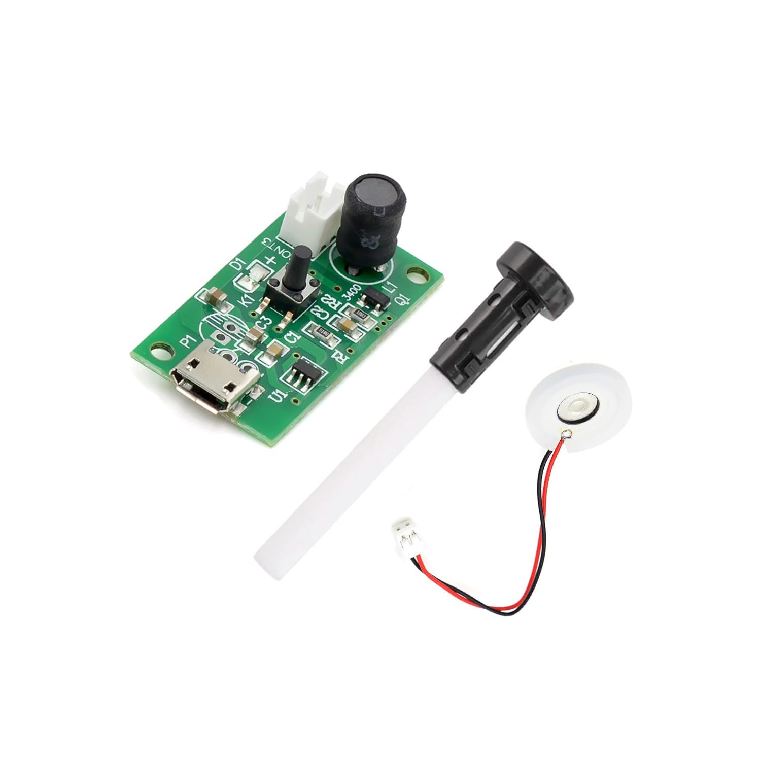 HiLetgo Mini Air Humidifier DIY Kit USB Mist Maker Moisture Spray ...