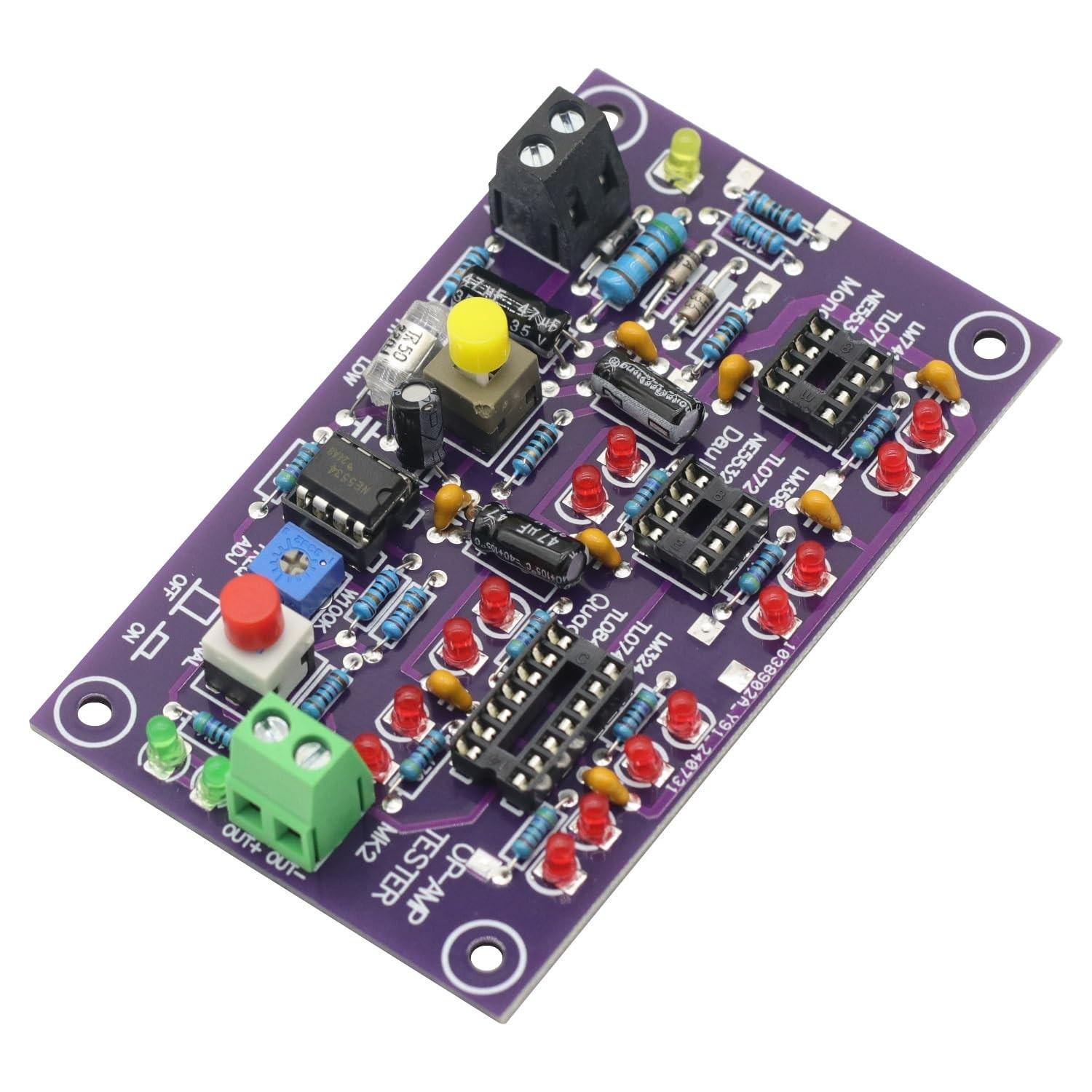 Operational Amplifier Tester OP AMP Tester Module for Single Mono Dual ...