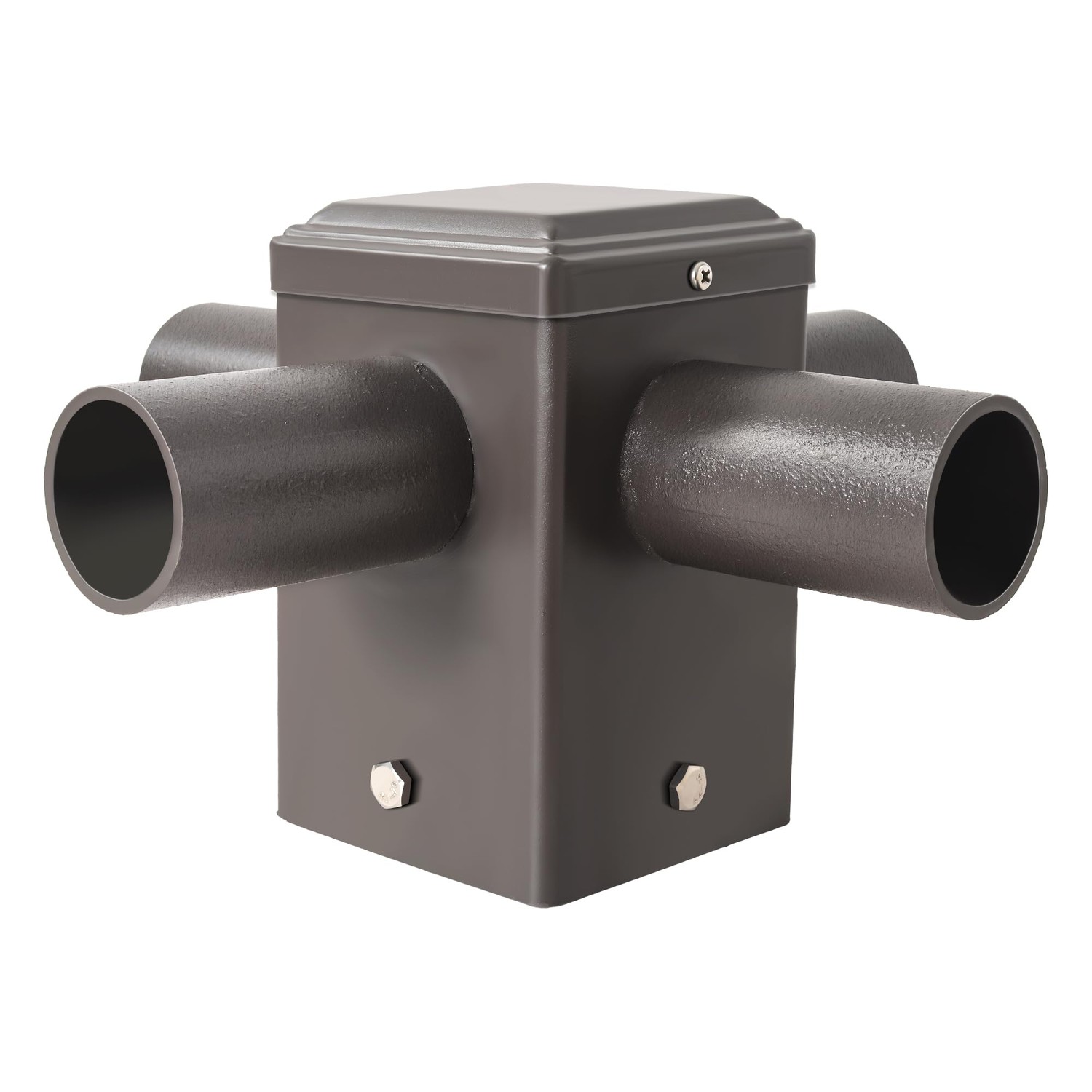 90 Degree Quad Square Horizontal Tenon for 4 Inch Square Pole with 2 3/ ...