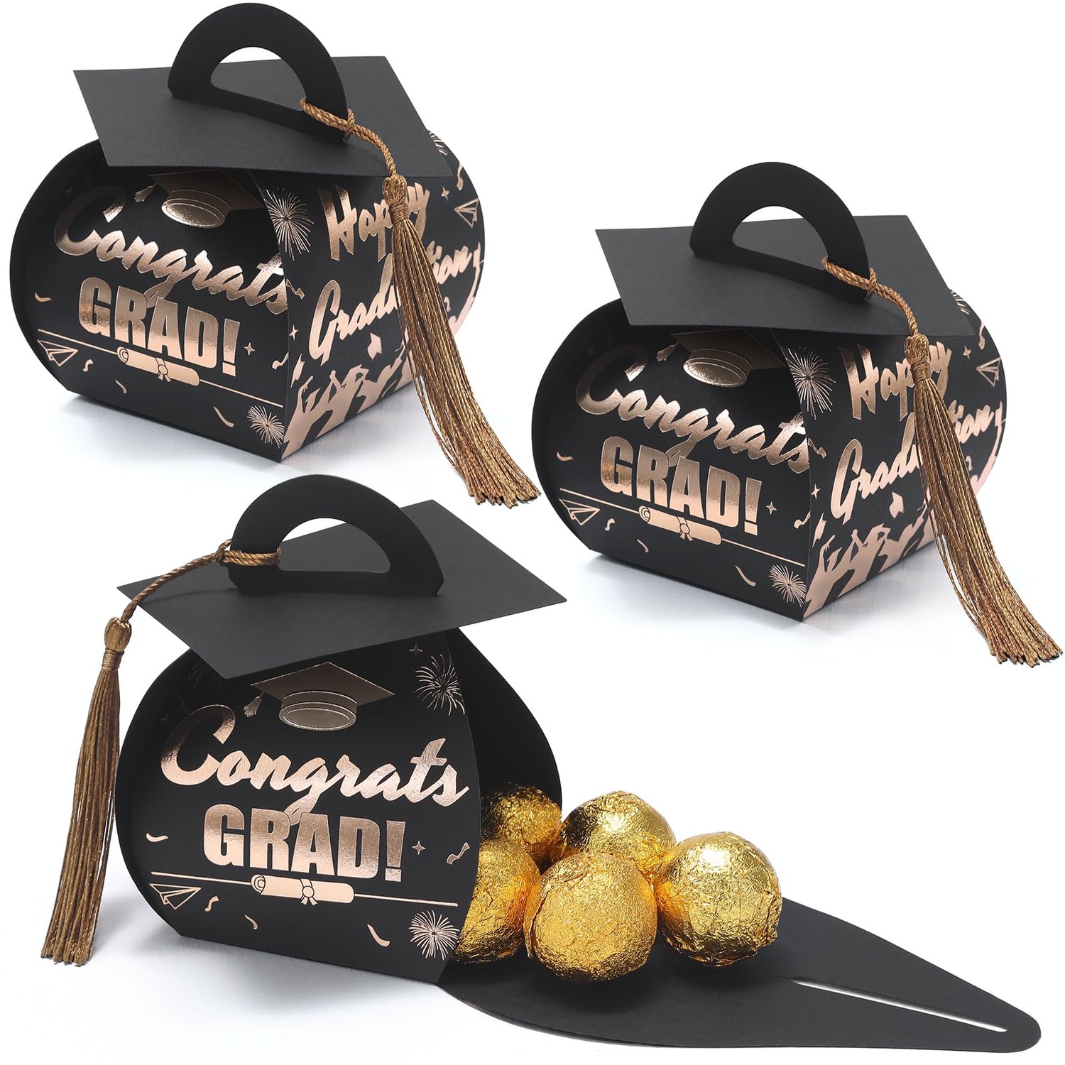 KPOSIYA Graduation Party Favor Boxes，32 pcs Class of 2025 Graduation ...