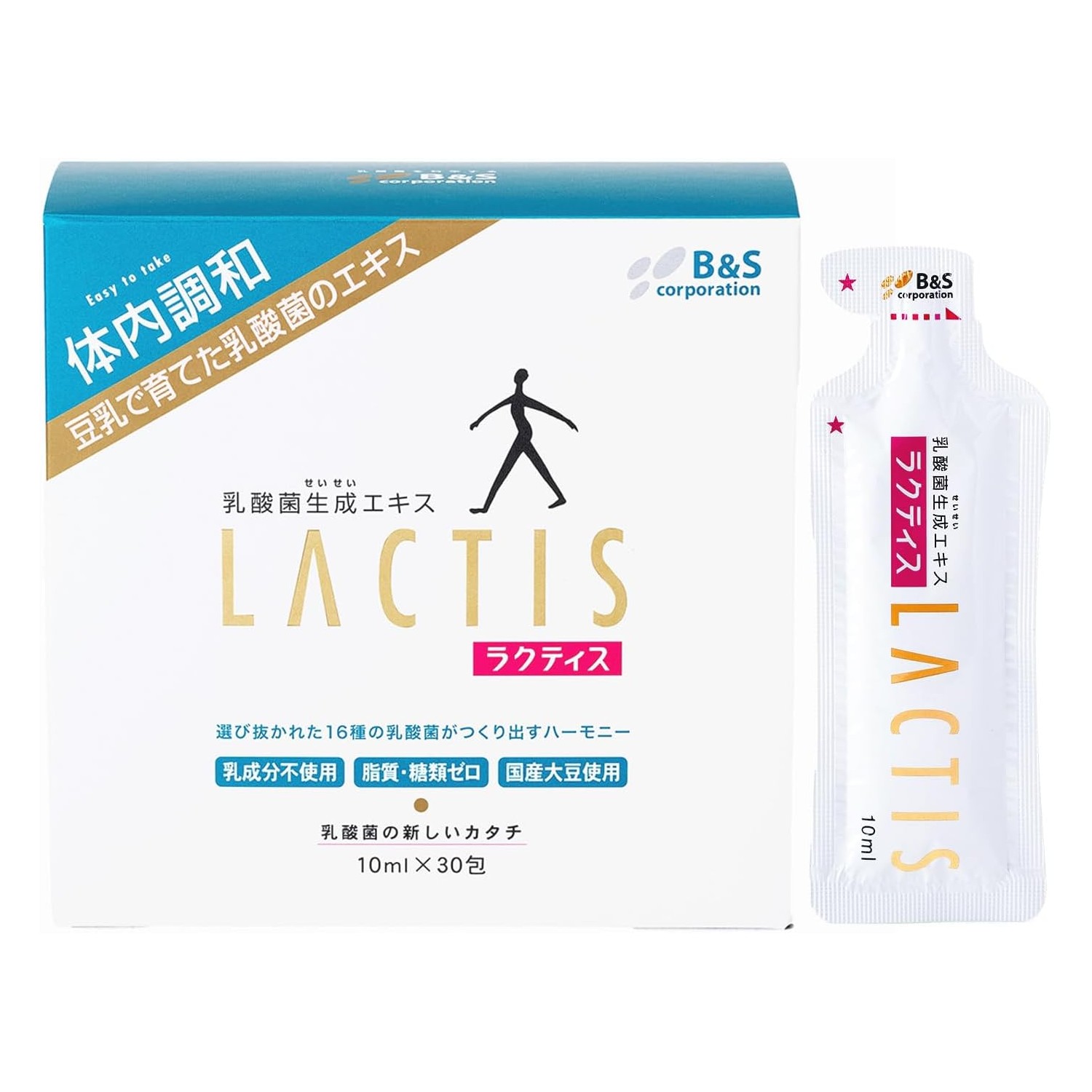 Lactis Lactic Acid Bacteria Extract 10ml x 30 packets Lactic Acid ...