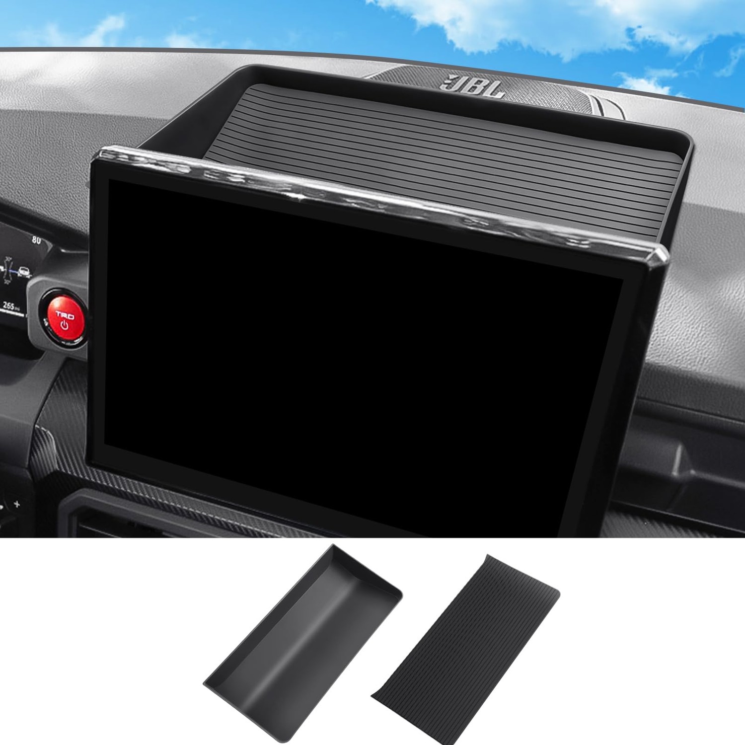 CDEFG for 2024 2025 Tacoma Dashboard Storage Box 14-Inch Screen ...