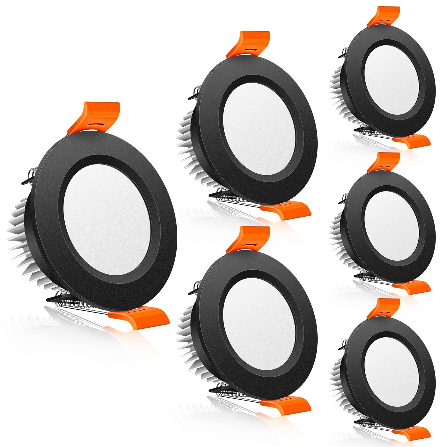 2 Inch LED Downlight, 3W Recessed Lighting Dimmable Ceiling Light Kit ...