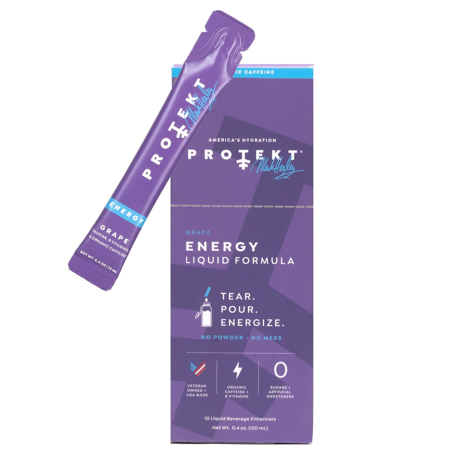 Protekt ENERGY Packets by Mark Healey for Focus and Energy - Sugar-Free ...