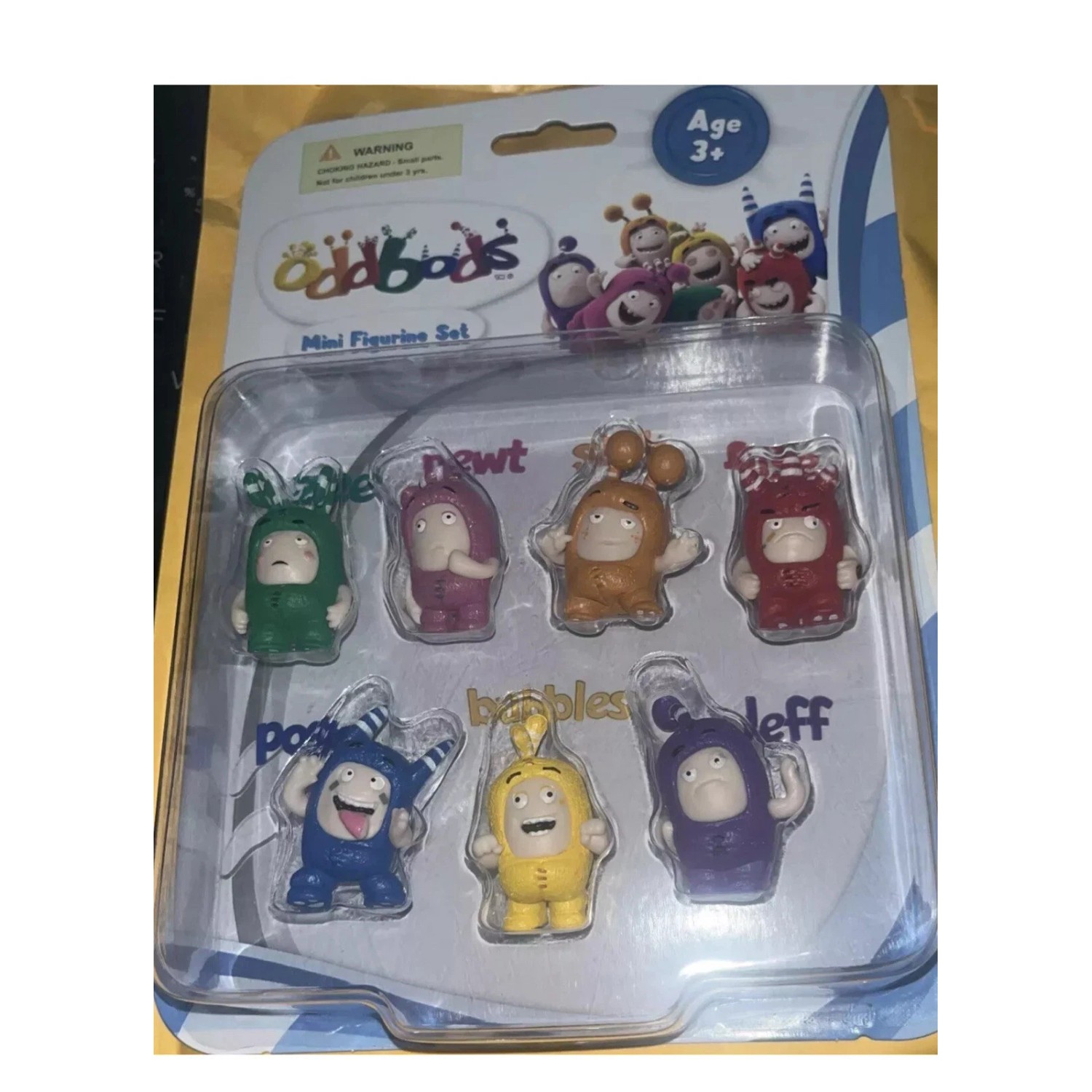 ODDBODS New Oddbods Action Figure Toy Fuse, Jeff, Zee & + Mini Figurine ...