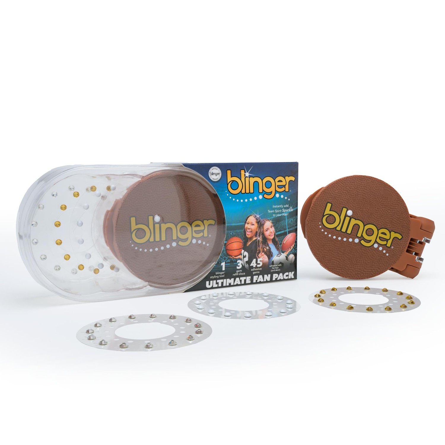 blinger® Ultimate Fan Starter Pack with blinger Styling Tool + 45 ...