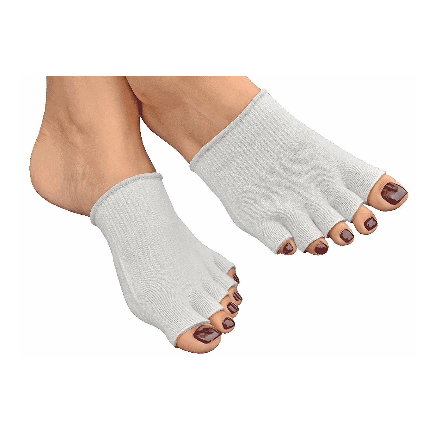 Bcurb Toe Gel-Lined Compression Socks Toes Separating Therapeutic ...