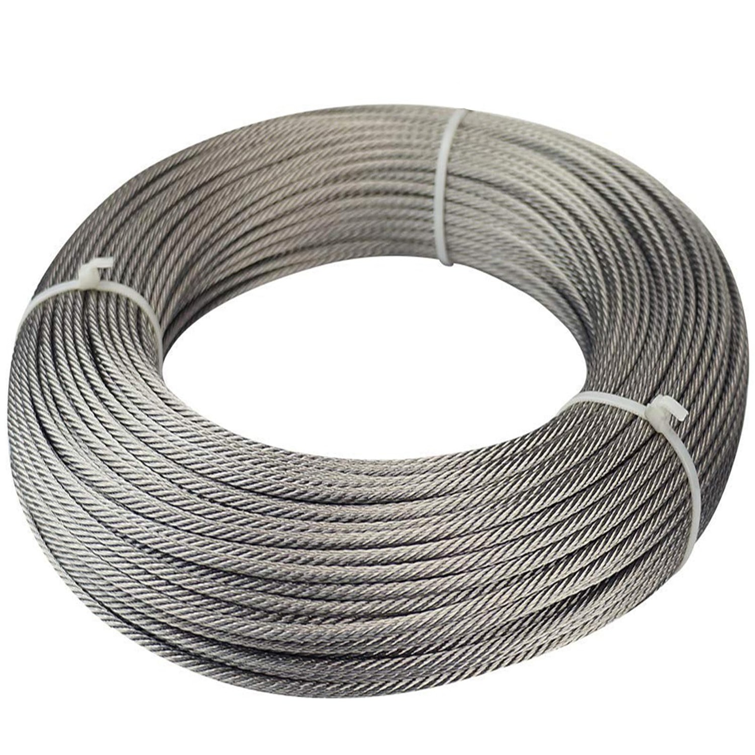 150 Feet 1/8" Stainless Steel Cable Wire Rope Aircraft Cable Railing ...
