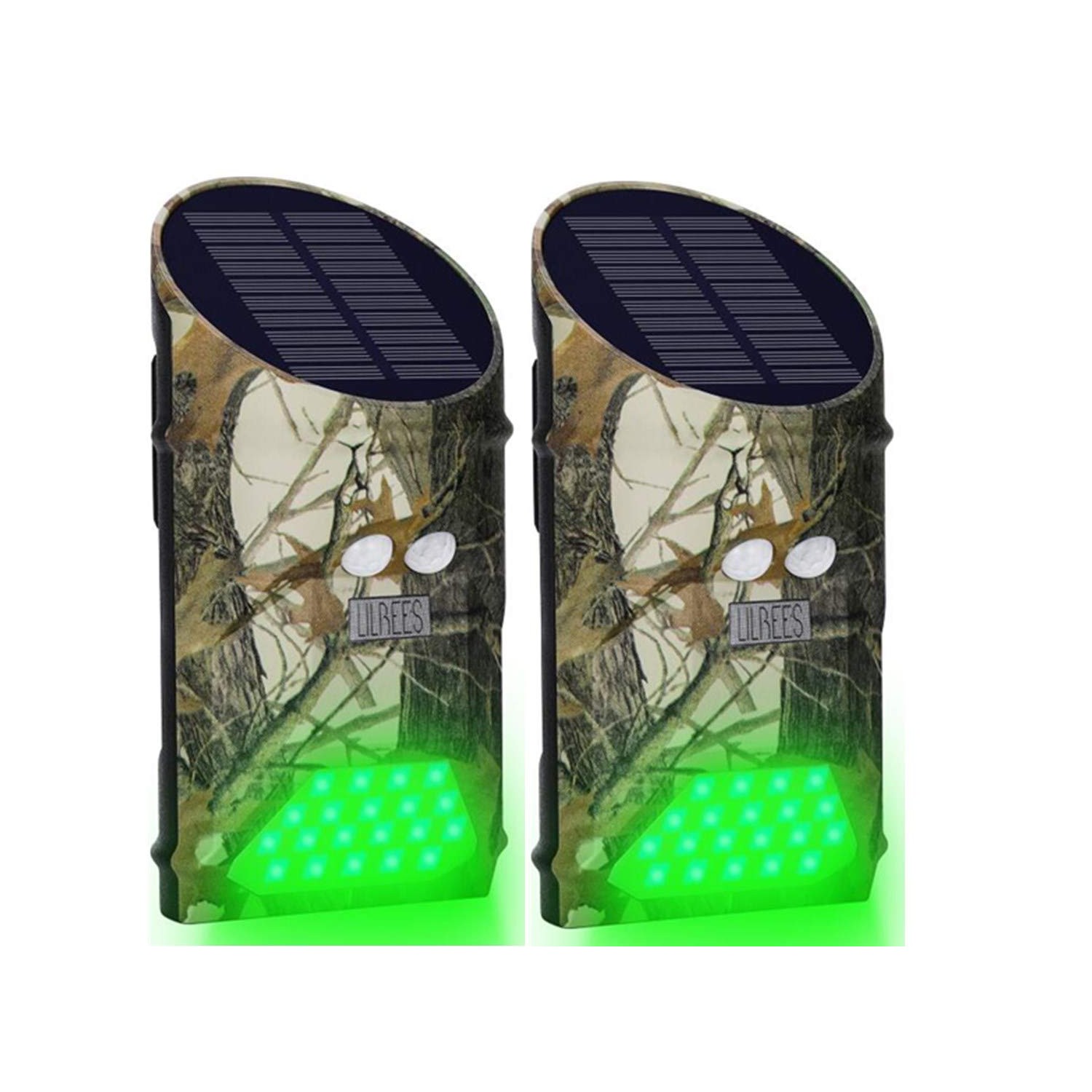Hog Lights Solar Wildlife Hunting Light Game Feeder Motion Activated ...