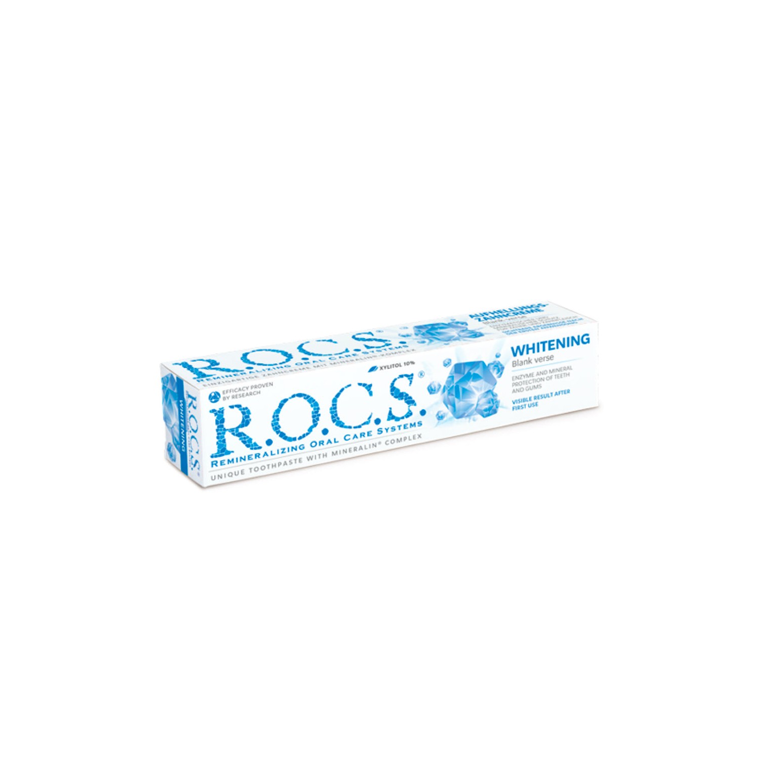 R.O.C.S. Whitening Blank Verse Intensive Whitening Toothpaste 74 g ...