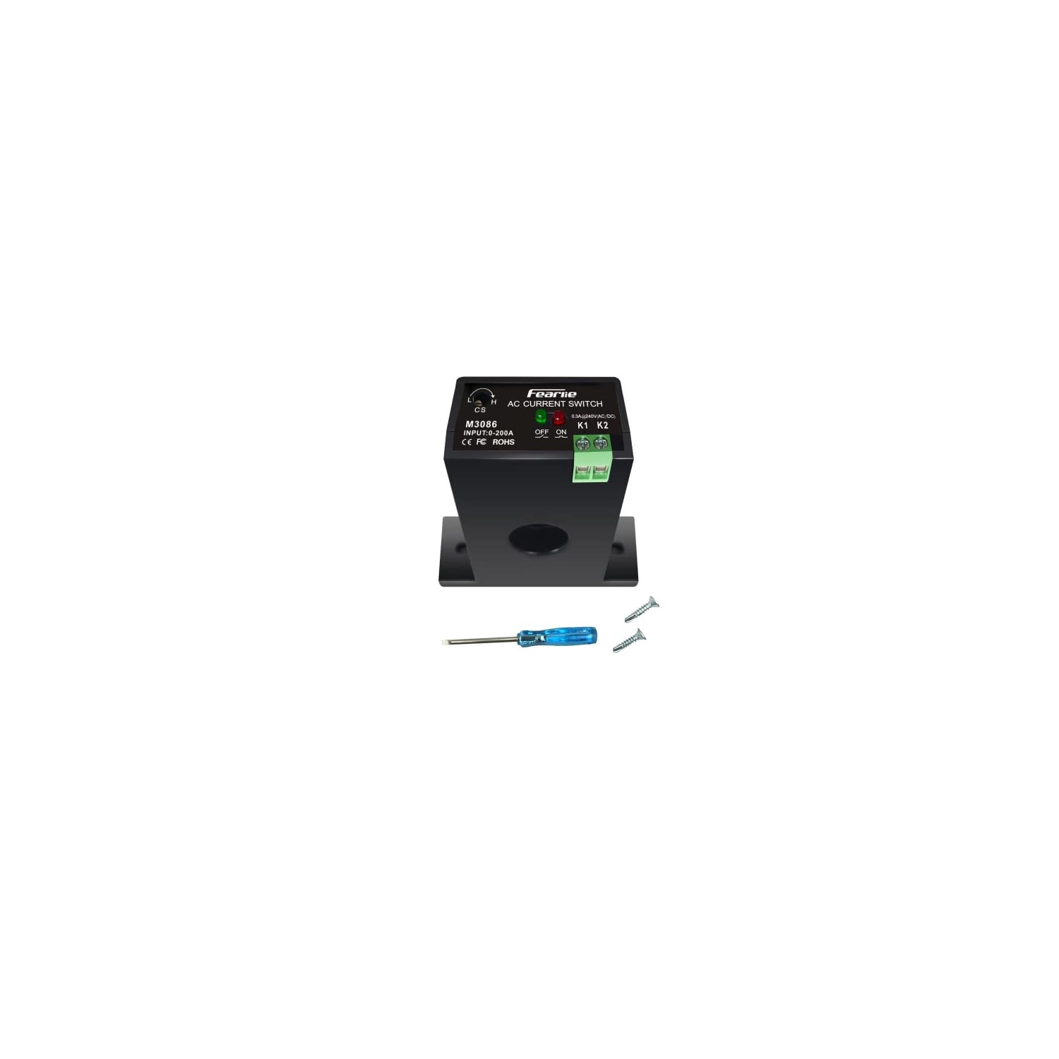 AC Current Sensing Switch Current Sensing Relay 0-200A Normally Closed ...