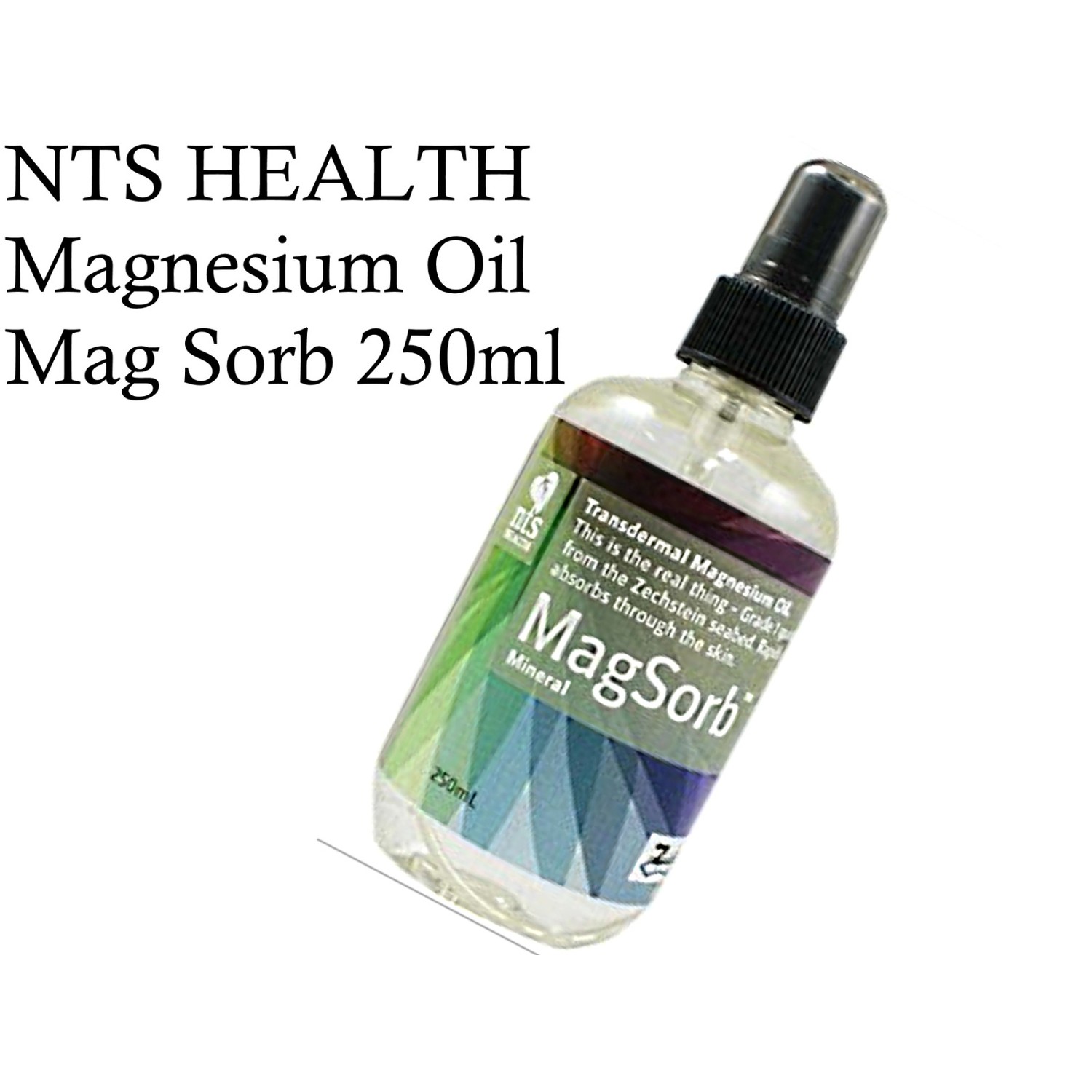 250ml NTS MAGSORB Mag Sorb Transdermal Magnesium Oil Ancient Zechstein ...