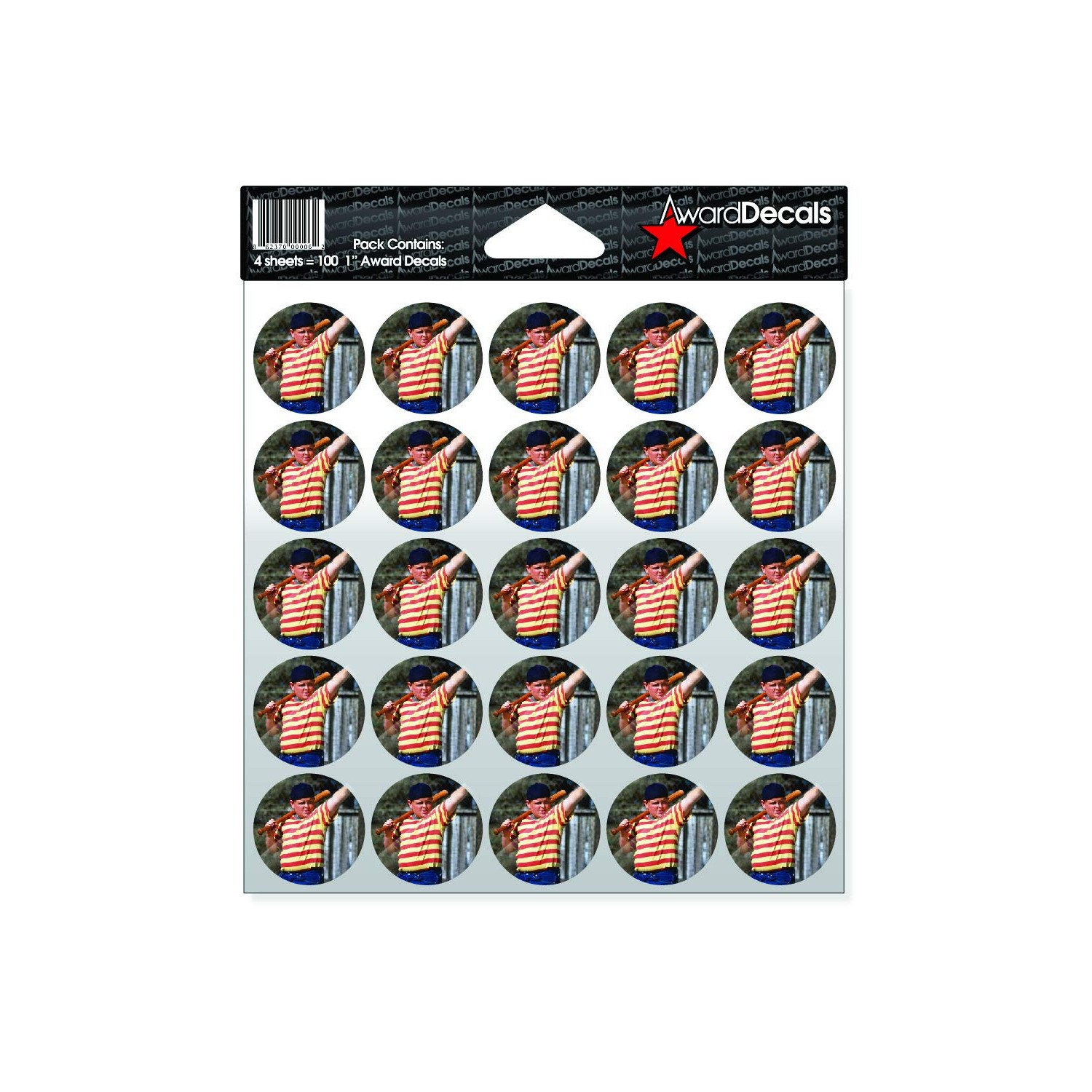 Award Decals Award Decals Baseball Sandlot Decals (100 Stickers ...