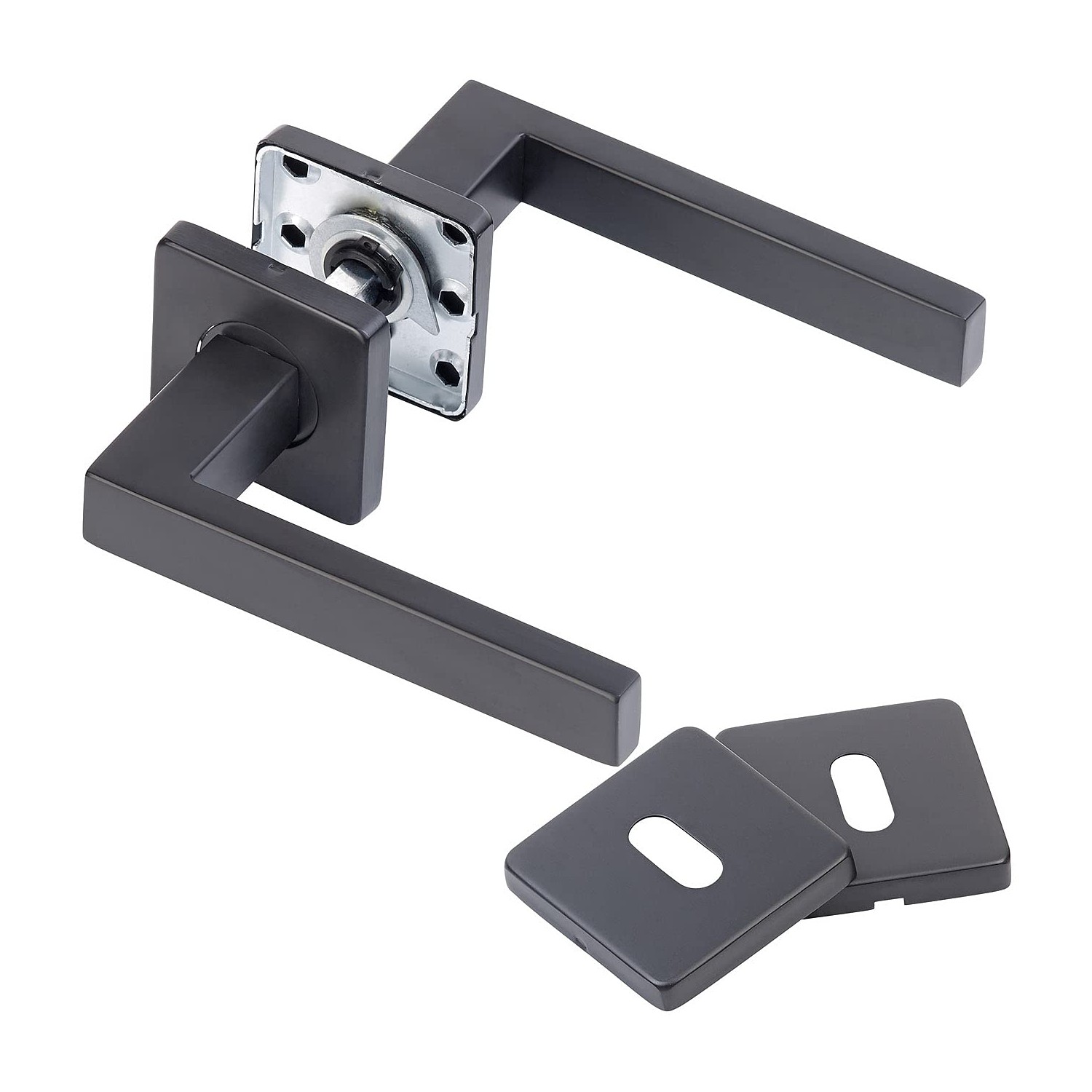 AGT Long Plate Door Fitting: Set of 2 Stainless Steel Door Fittings ...