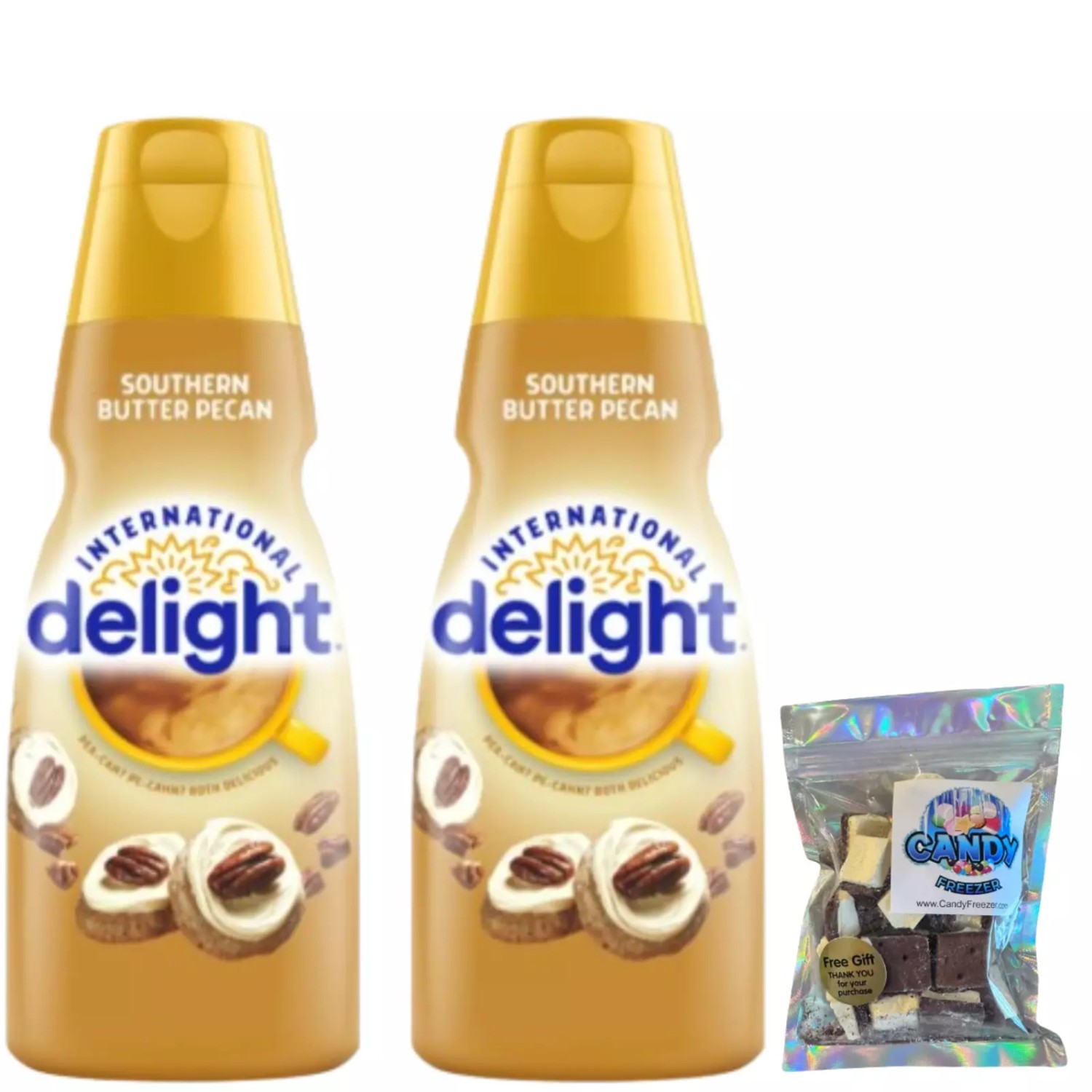 International Delight Southern Butter Pecan Liquid Coffee Creamer 32 oz ...