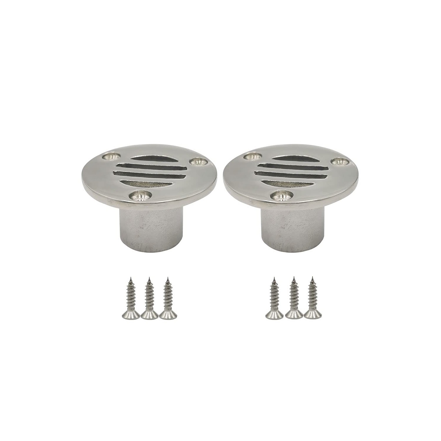 316 Stainless Steel Boat Floor Deck Drain Scupper 46x22.5mm for Boat ...