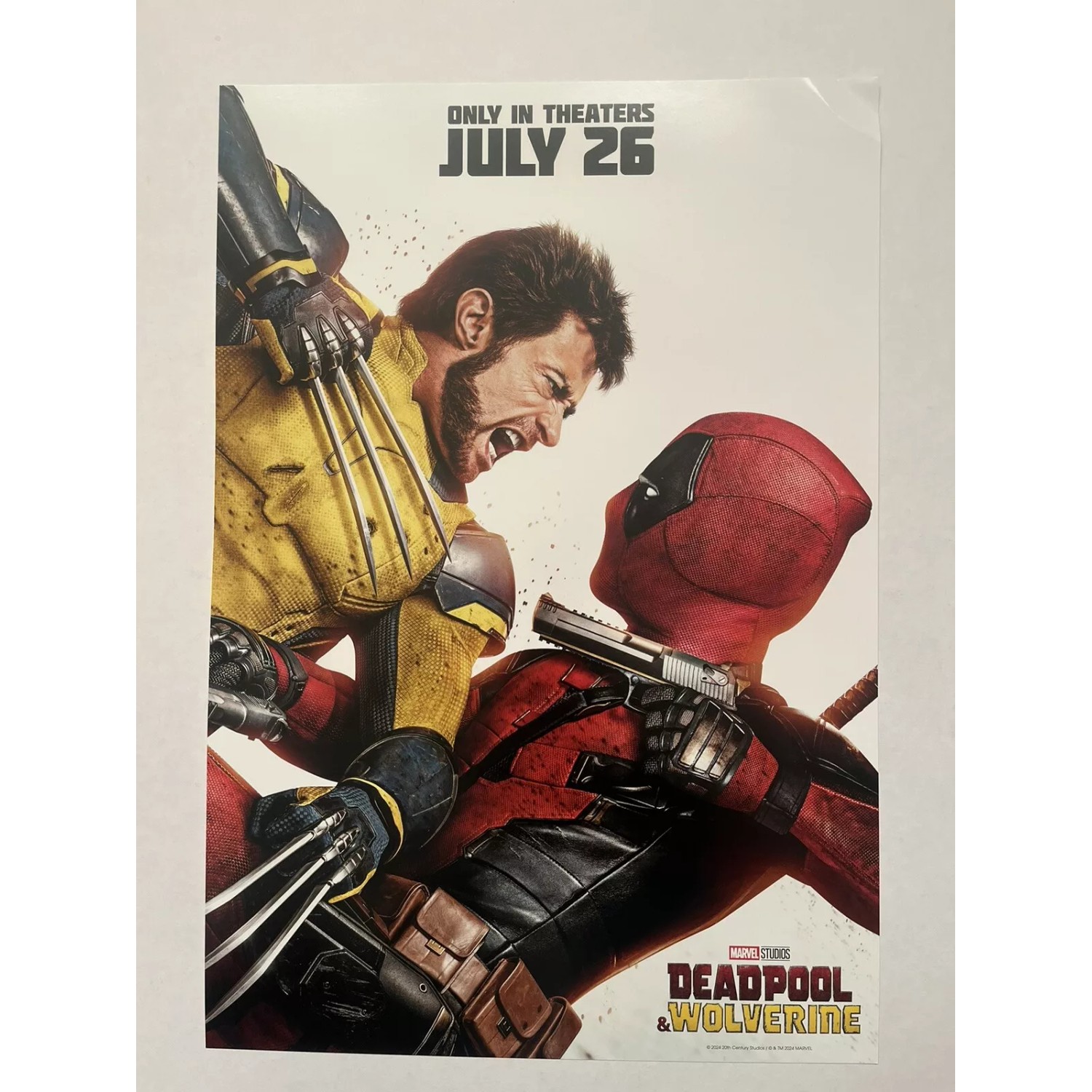 Deadpool Wolverine Movie 2024 Poster 13 x 19 X-Men Blade Elektra Gambit ...