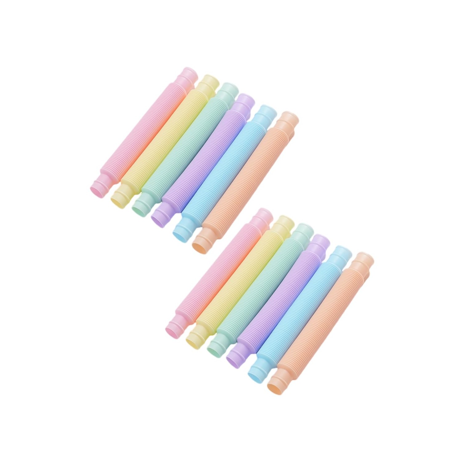 GNHG Mini Pop Tubes Sensory Toy, 12 Pieces Pop Tubes Multicoloured ...
