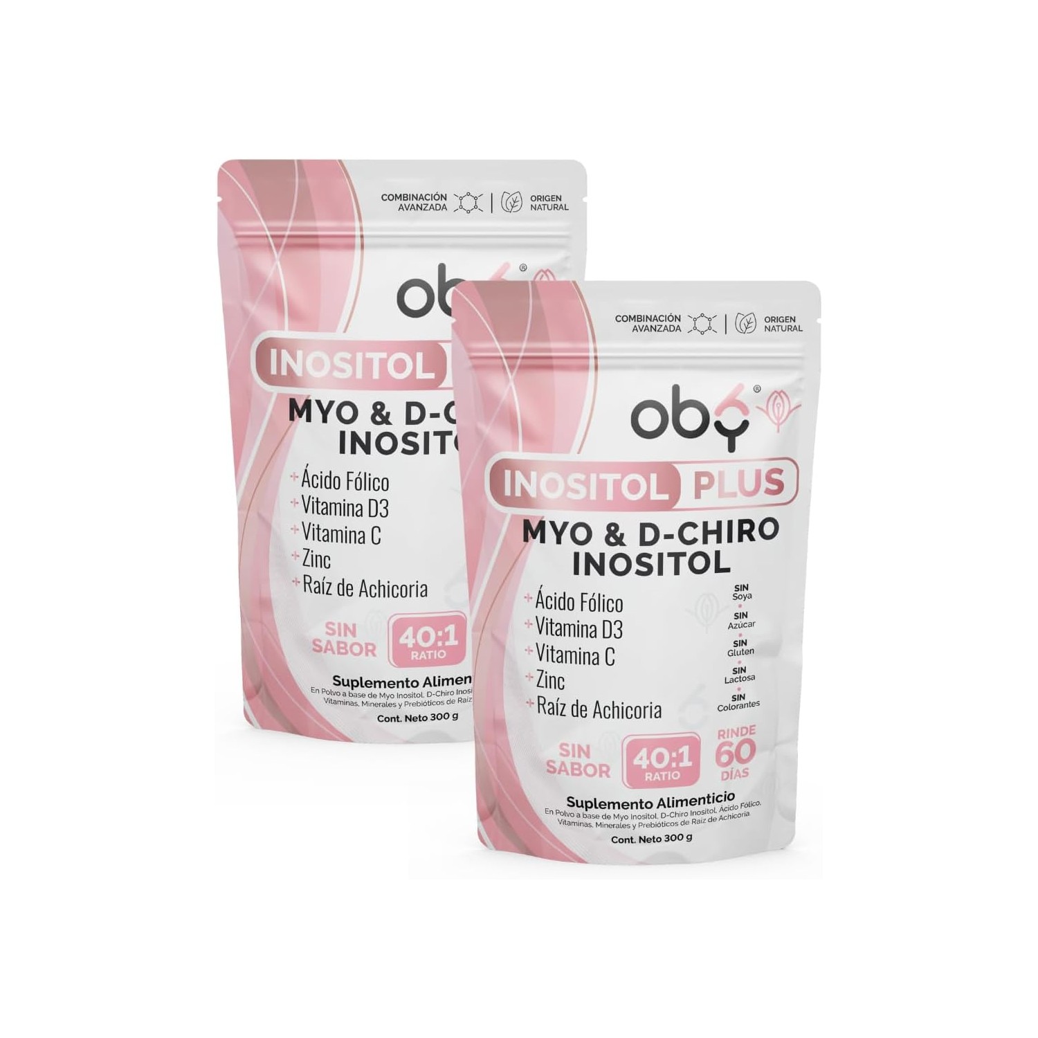 Oby Inositol Plus | Myo Inositol y D-Chiro Ratio 40:1 | 120 tomas | con ...