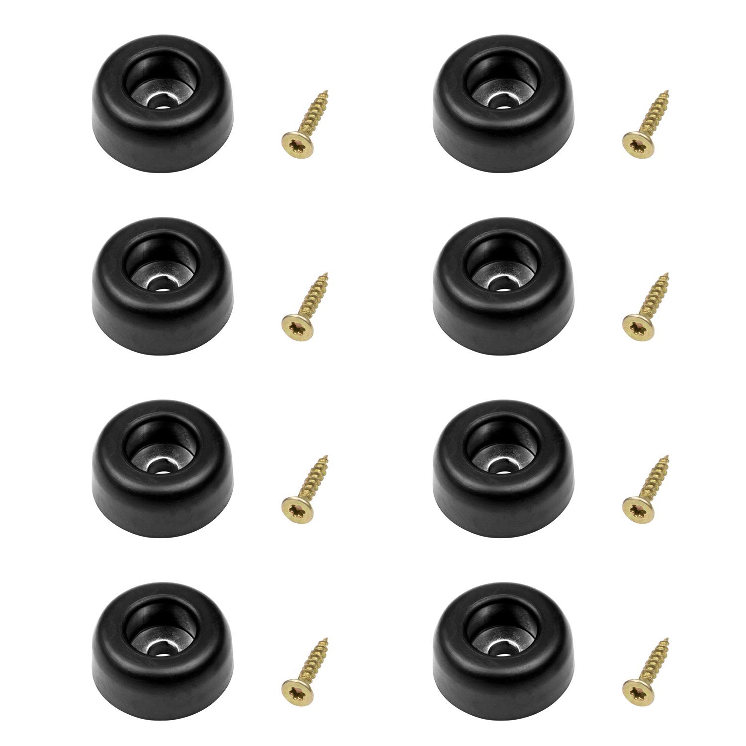 CASCHA Rubber Feet (Pack of 8) with Screws for Furniture, Racks ...