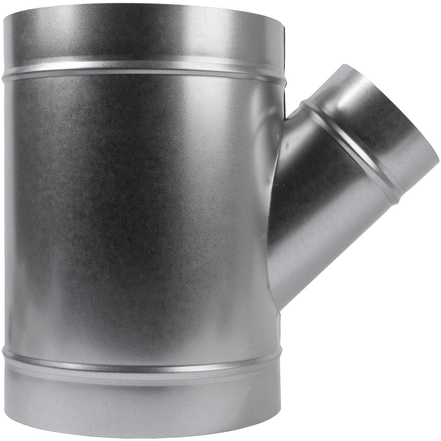 8" Inch to 4" Inch Branch Wye-Shape Ducting Splitter - 45 Degree ...