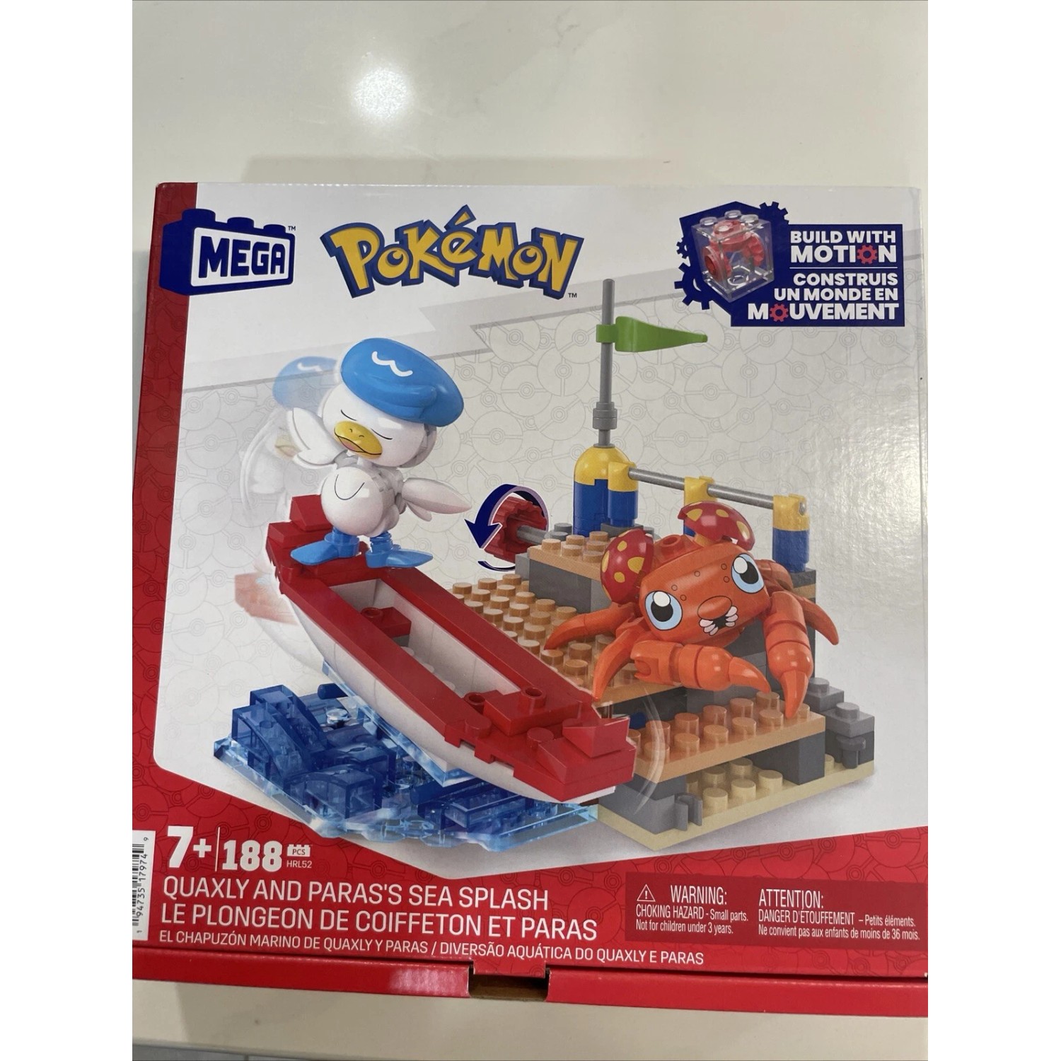 Mattel MEGA Pokémon Quaxly & Paras Building Toy With 2 Action Figures ...