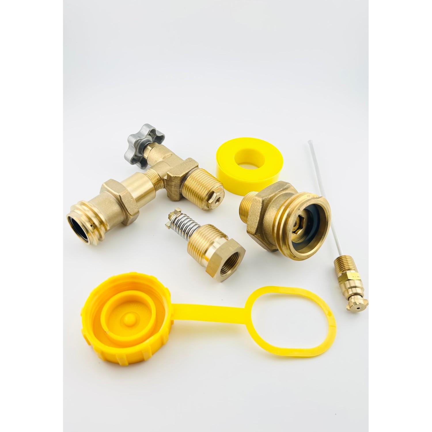 33.5LB FORKLIFT PROPANE TANK VALVE REPLACEMENT KIT SERVICE BLEEDER FILL ...