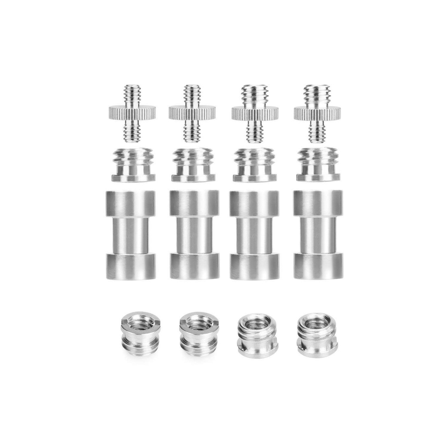 UTEBIT Camera Thread Adapter 1/4 to 3/8 Inch Tripod Screw 1/4 to 1/4 ...