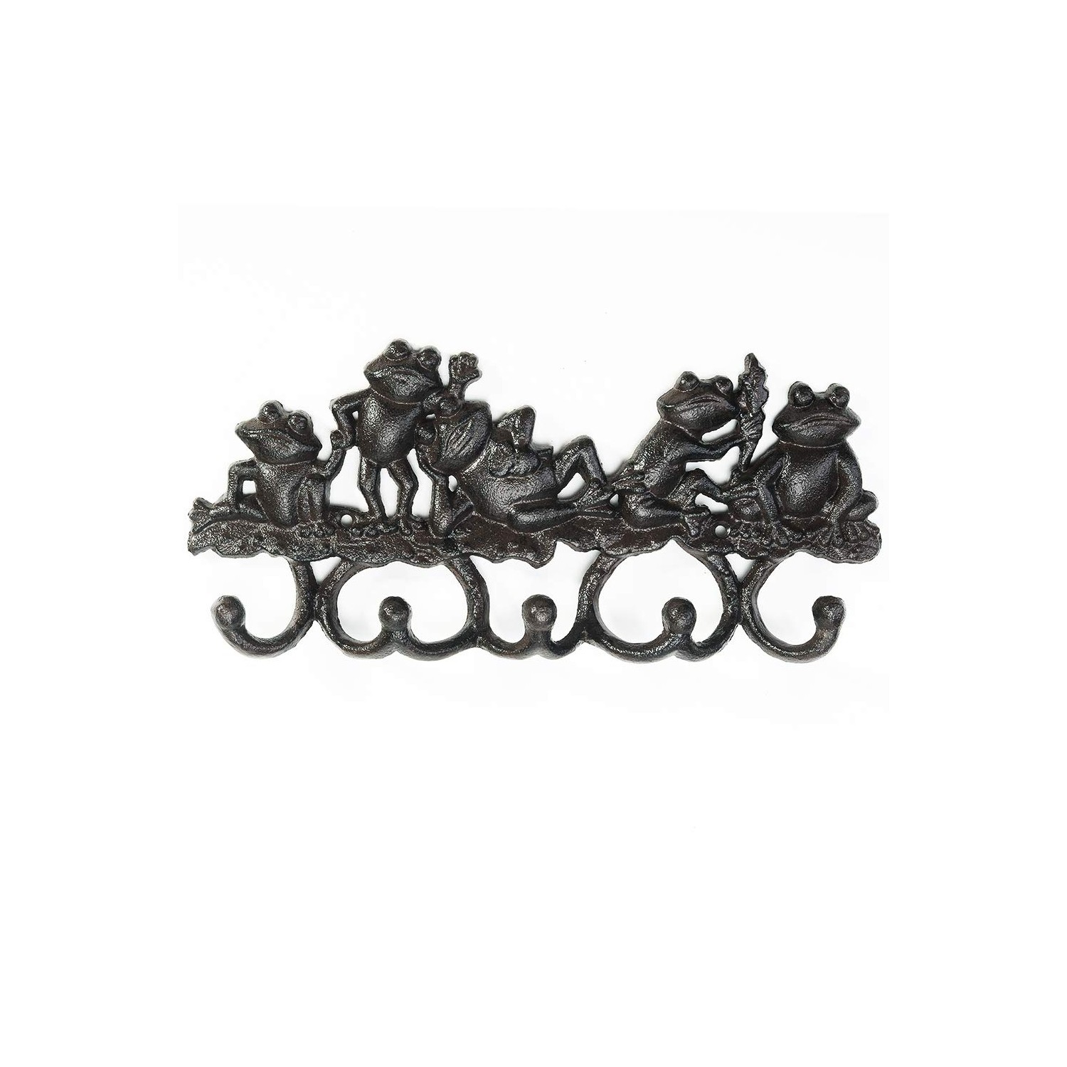 Sungmor Cast Iron Wall Hanger with 5 Hooks,Decorative Wall Mounted Hook ...