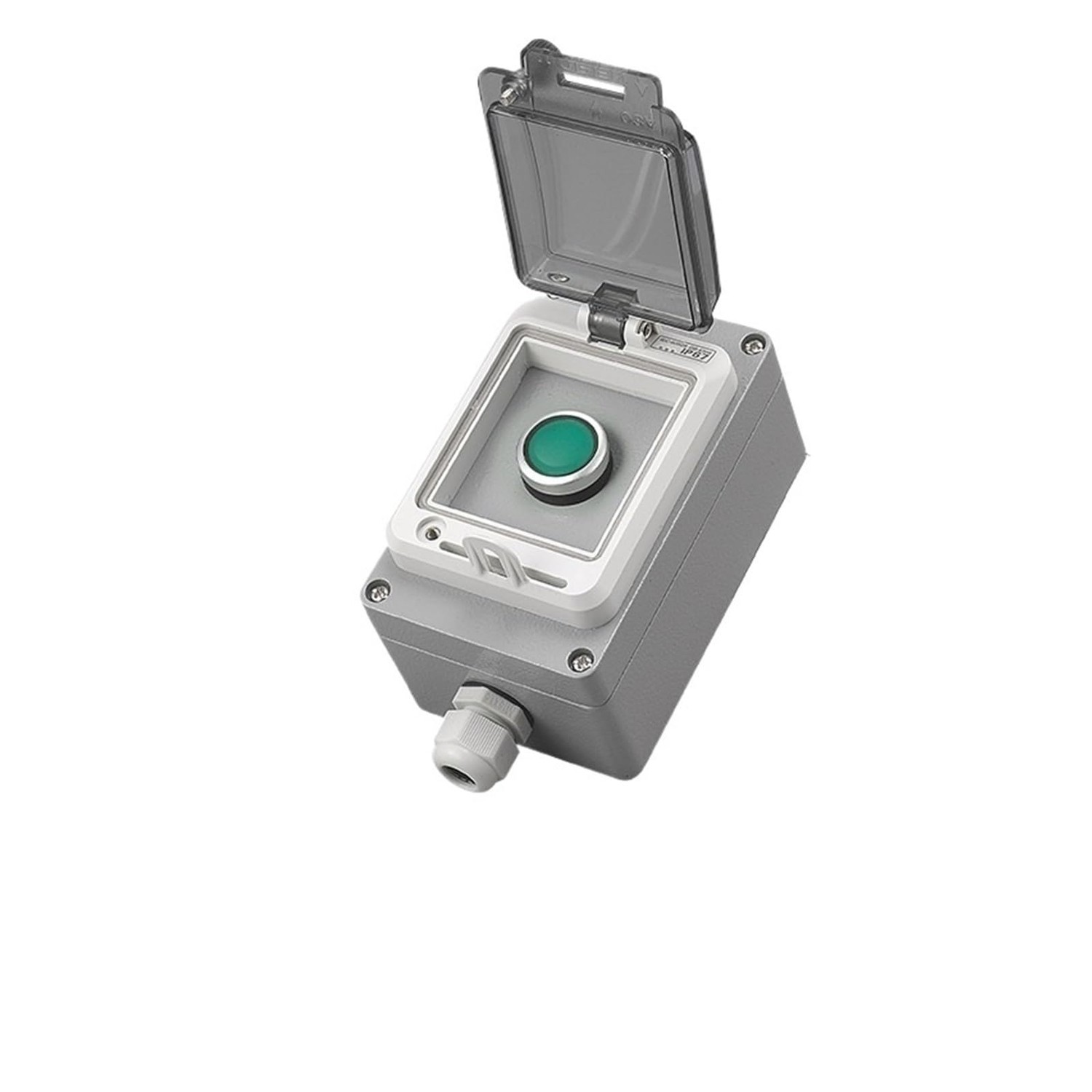 IENYU Metal Button Switch Control Box Emergency Stop Waterproof cast ...
