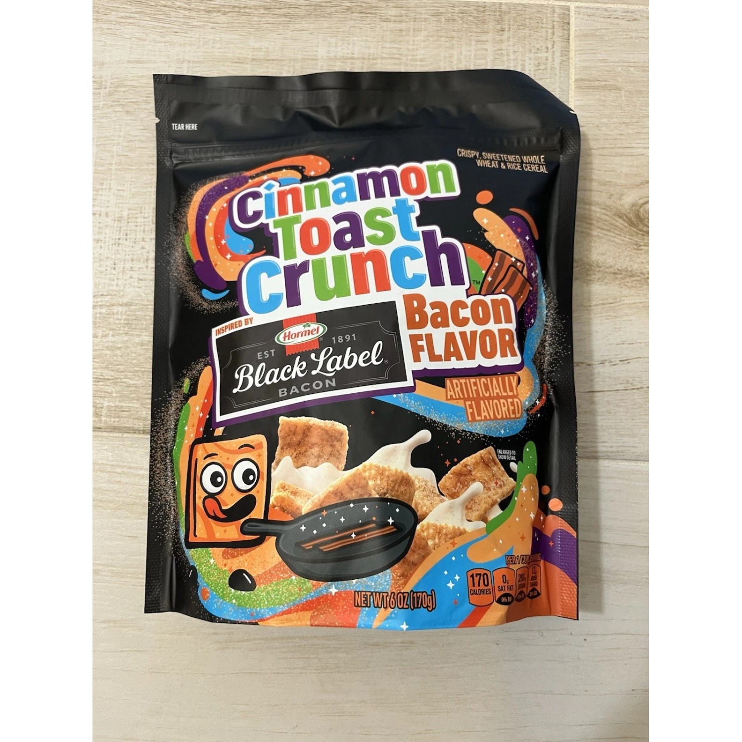 General Mills Cinnamon Toast Crunch Bacon Flavor Breakfast Cereal ...