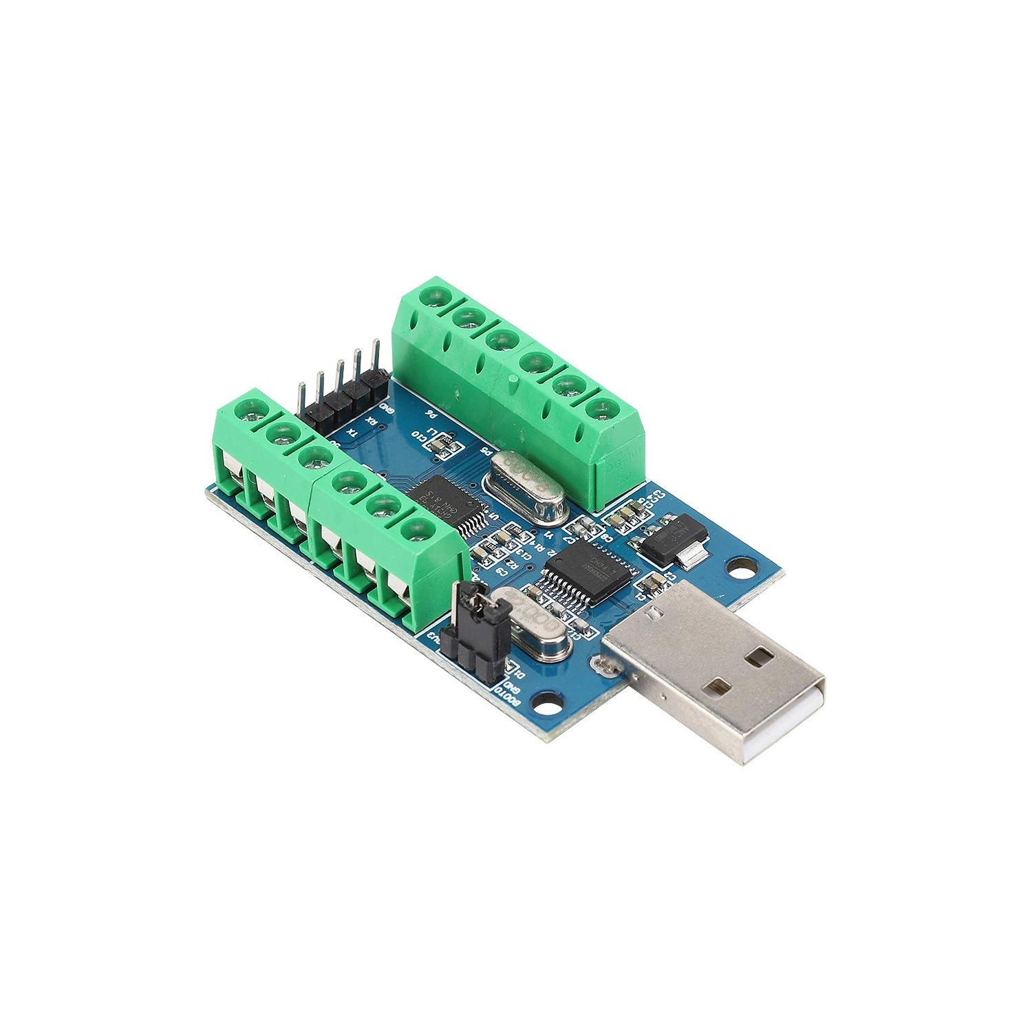 USB interface 10 channels single-ended input 12-bit ADC sampling data ...