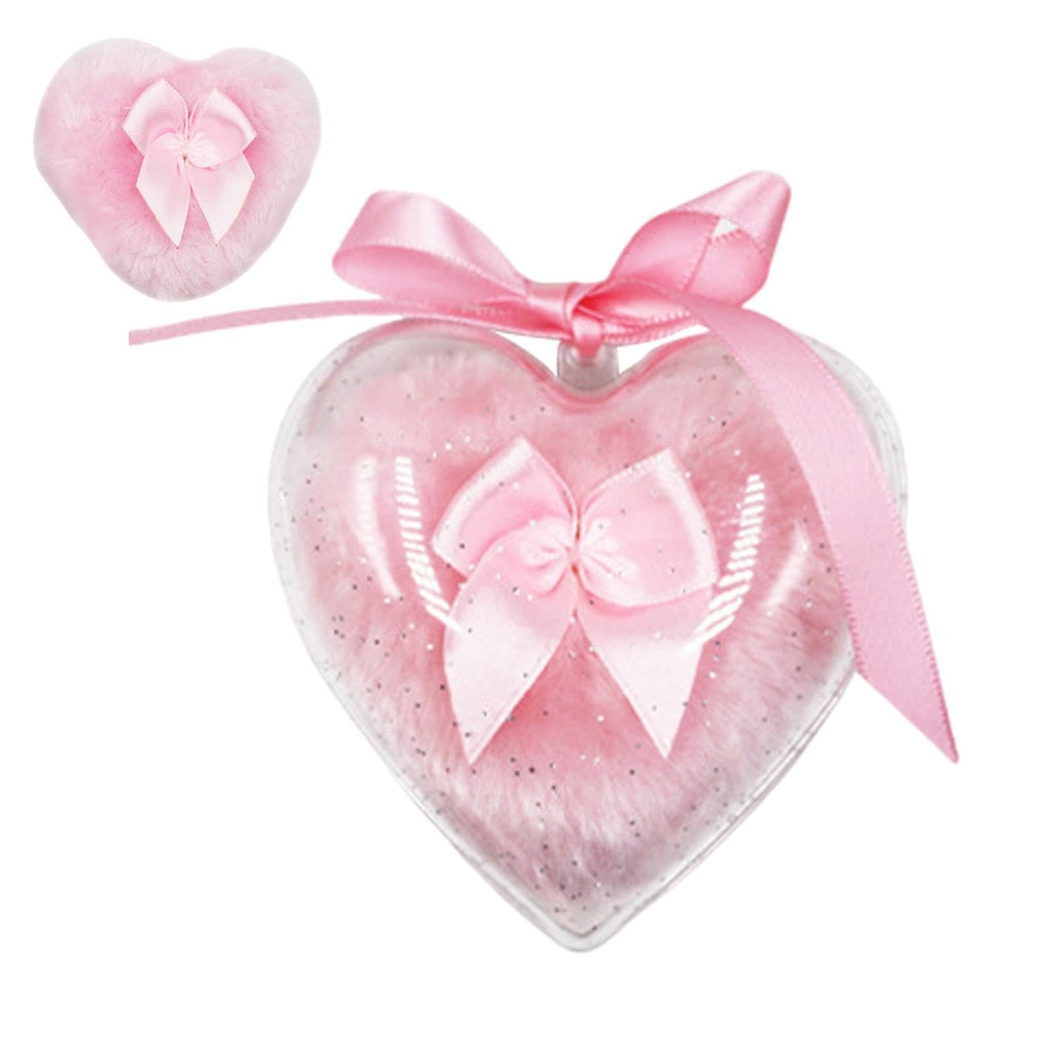 Body Powder Applicator,Children Body Powder Puff Heart Shape - Long ...