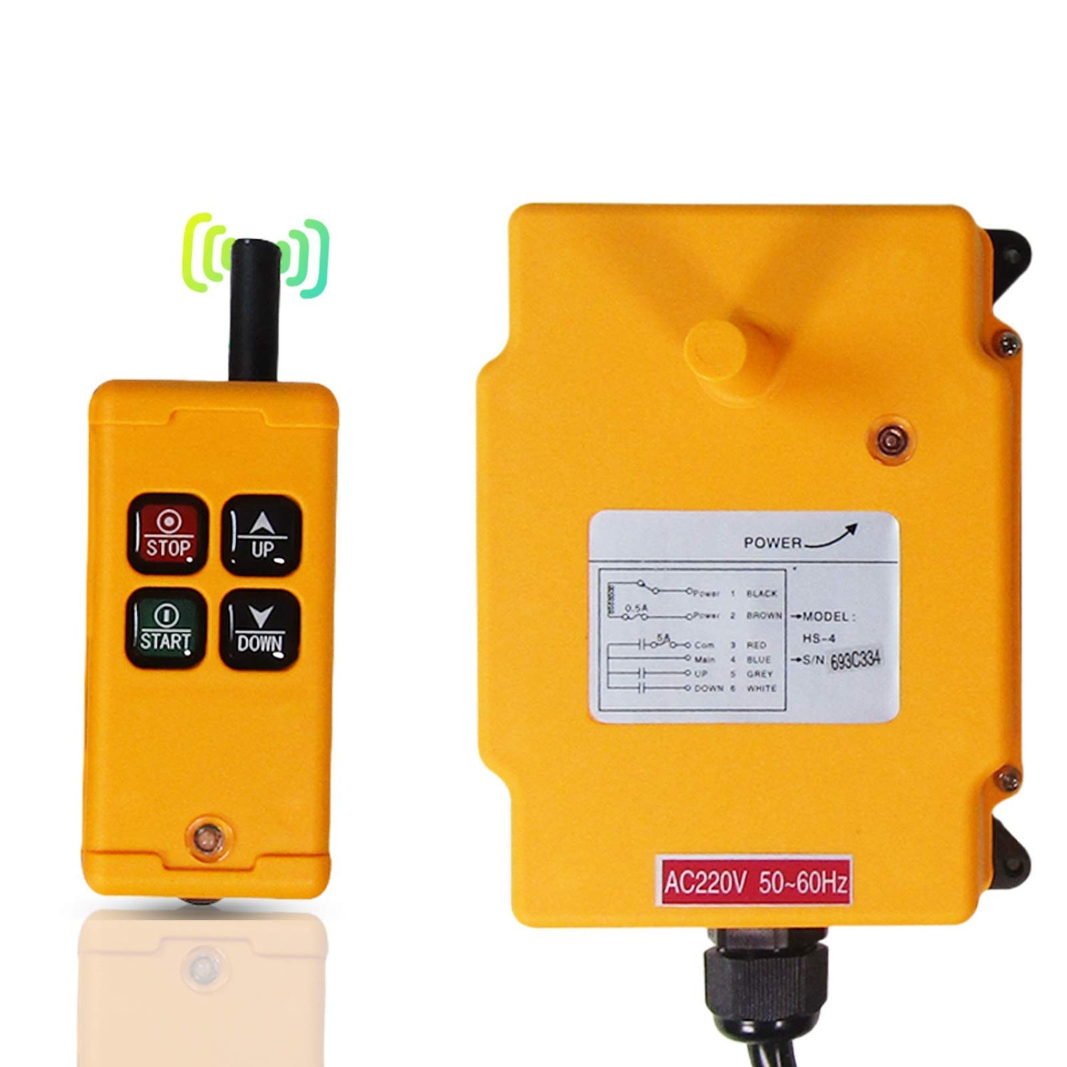 MXBAOHENG Remote Control Crane Wireless Crane Control 220 V High ...