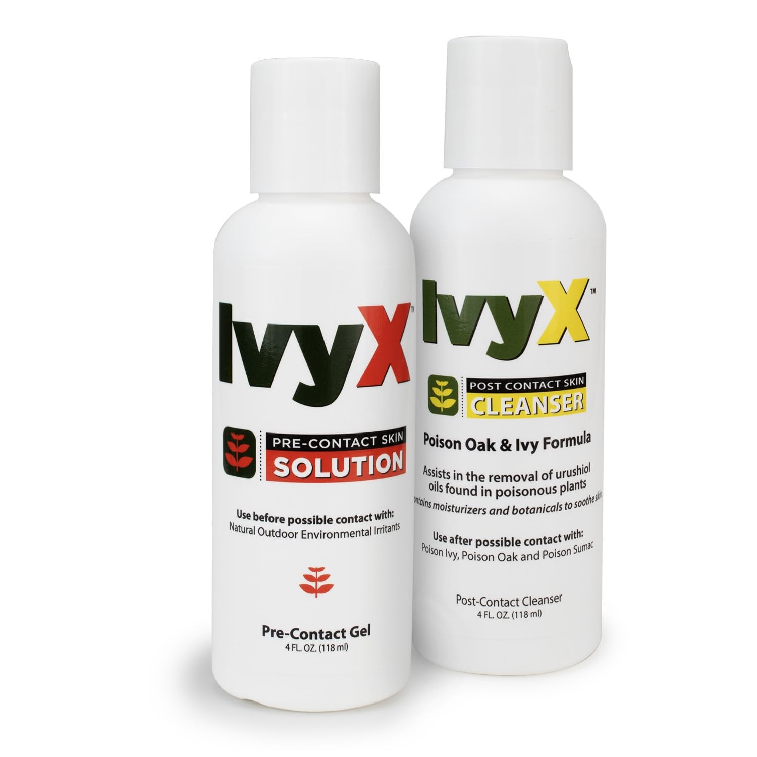 CoreTex Ivy X Pre & Post Poison Ivy Treatment Combo Kit - 4oz Bottles ...