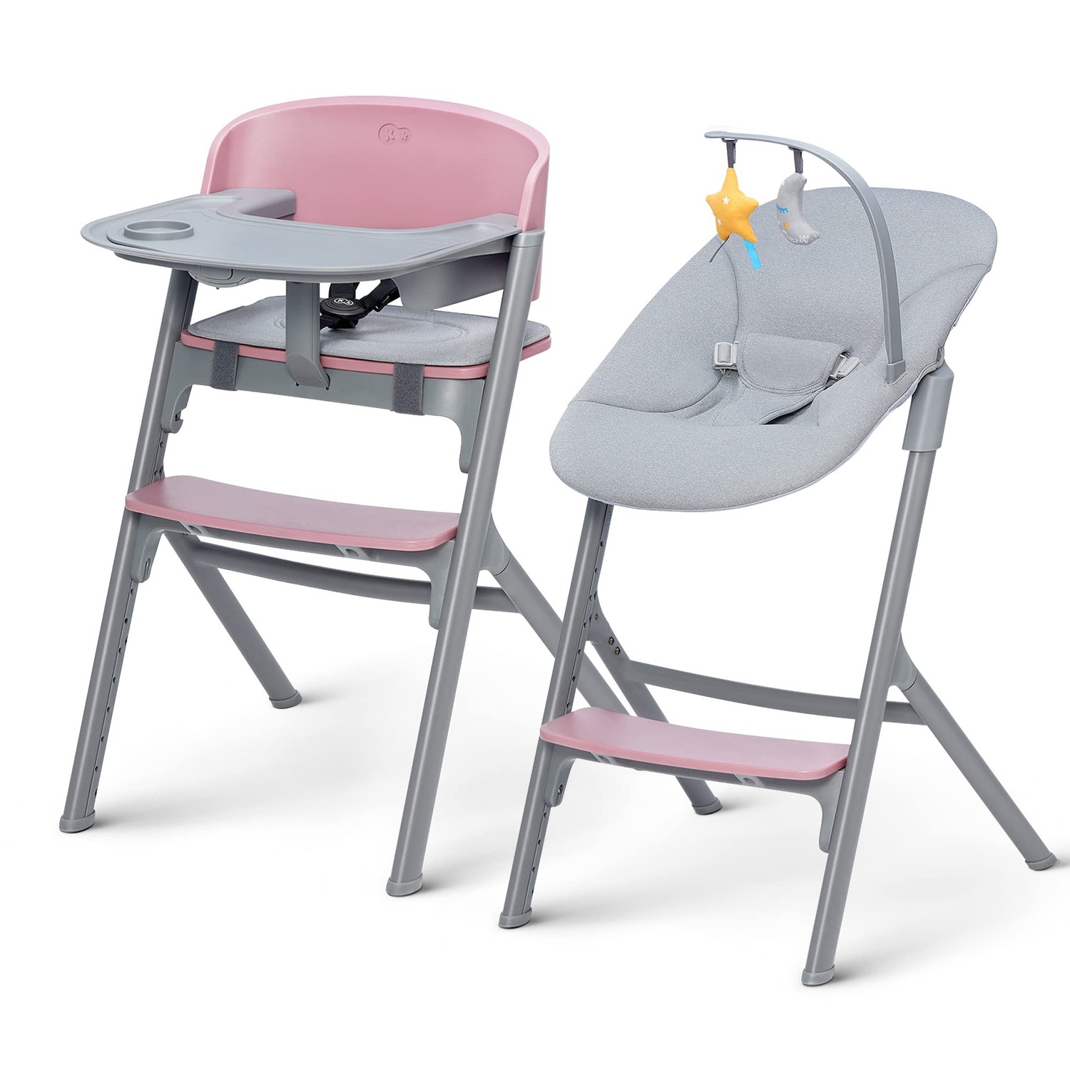 Kinderkraft Livy + CALMEE, 4-in-1 High Chair, from Birth to 110 kg ...