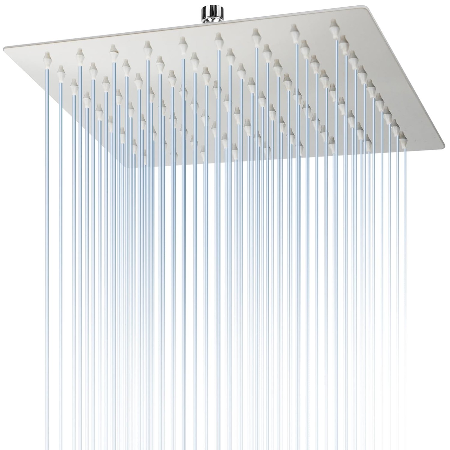 ILIKEPOW Rain Shower Head 8 inch Square Large Rainfall Overhead Fixed ...
