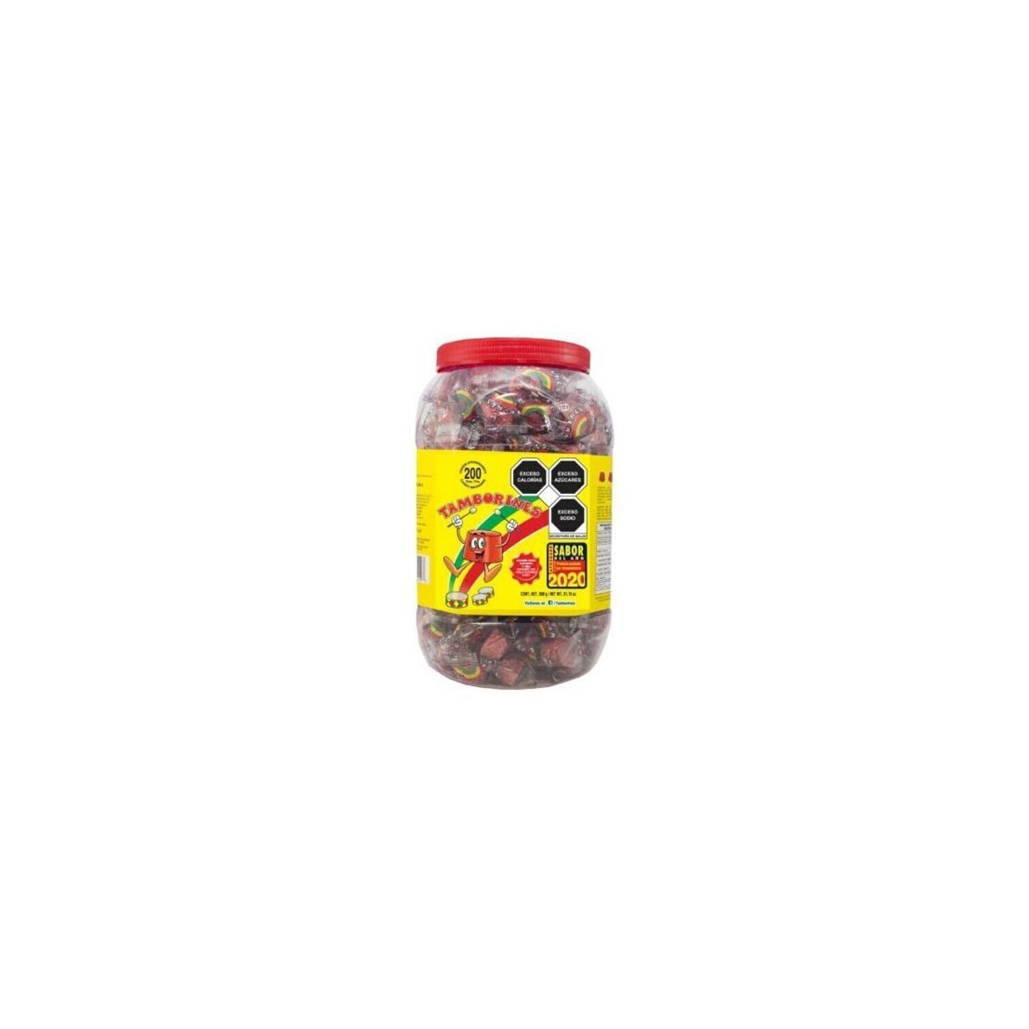 Tamborines Enchilados Mexican spicy candies 200 pieces - ibspot.com
