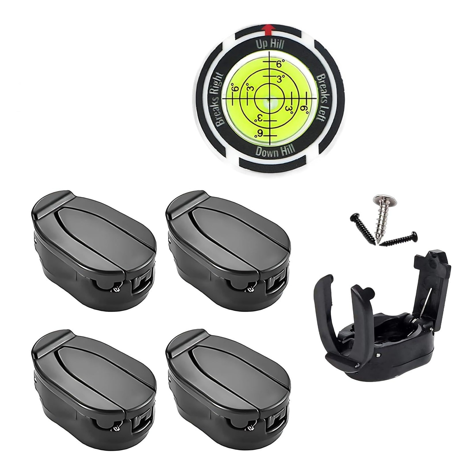 TUBAWD 6Pcs Golf Ball Retriever for Putter, Putter Ball Grabber, Golf ...