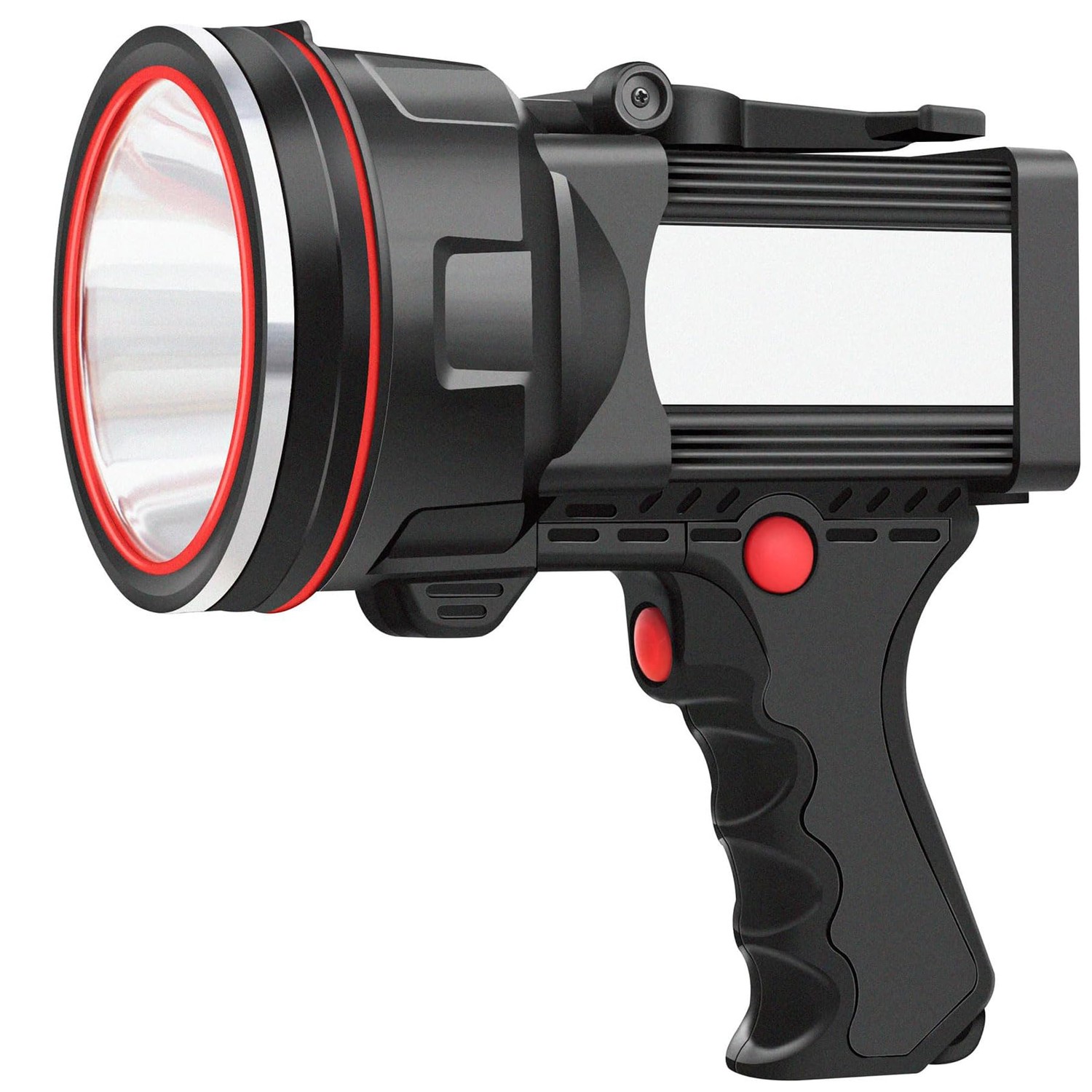anlook Rechargeable Spotlight Flashlight, Waterproof Outdoor Handheld ...