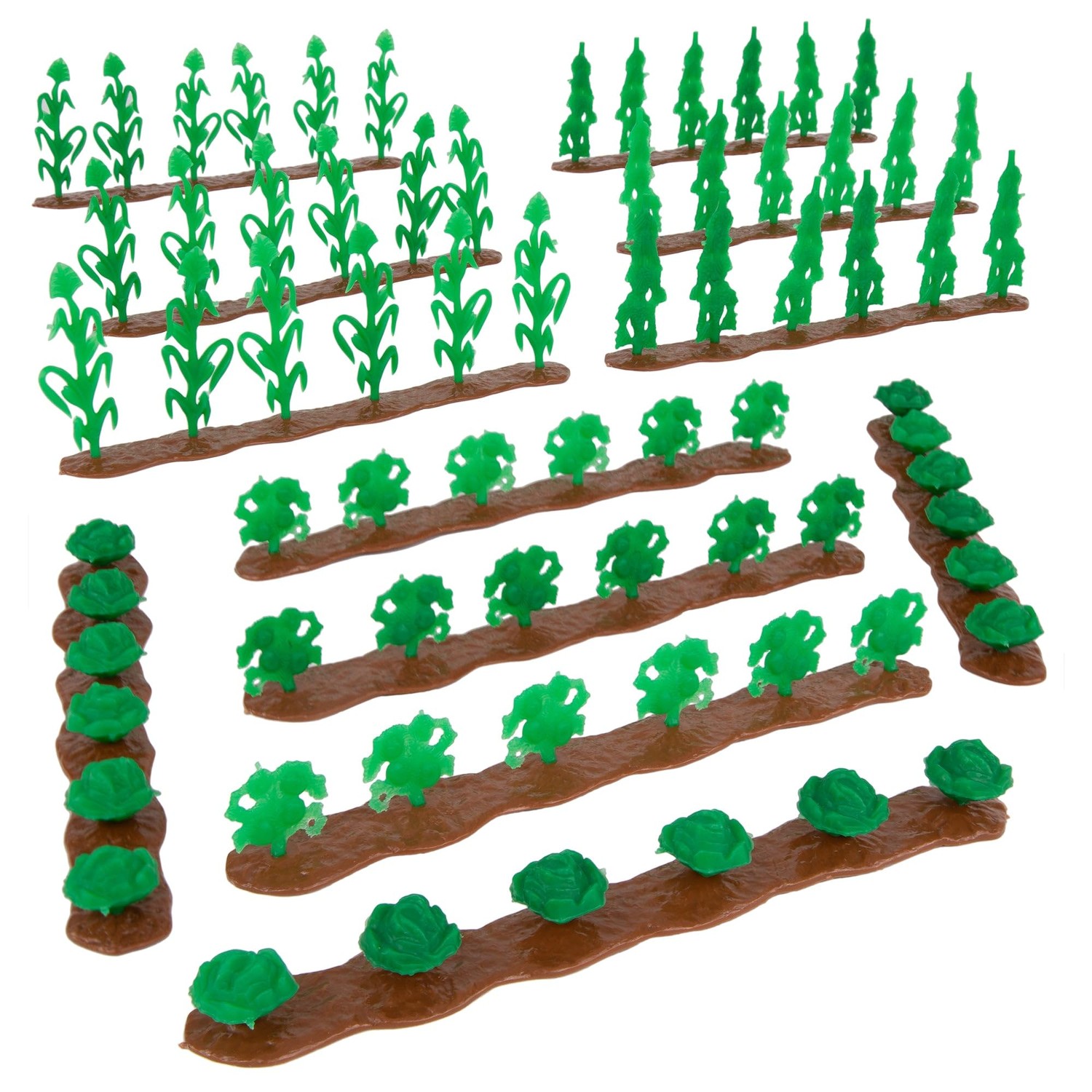BMC Classic Marx Farm Crop Rows - 12pc Plastic Corn & Vegetable Field ...